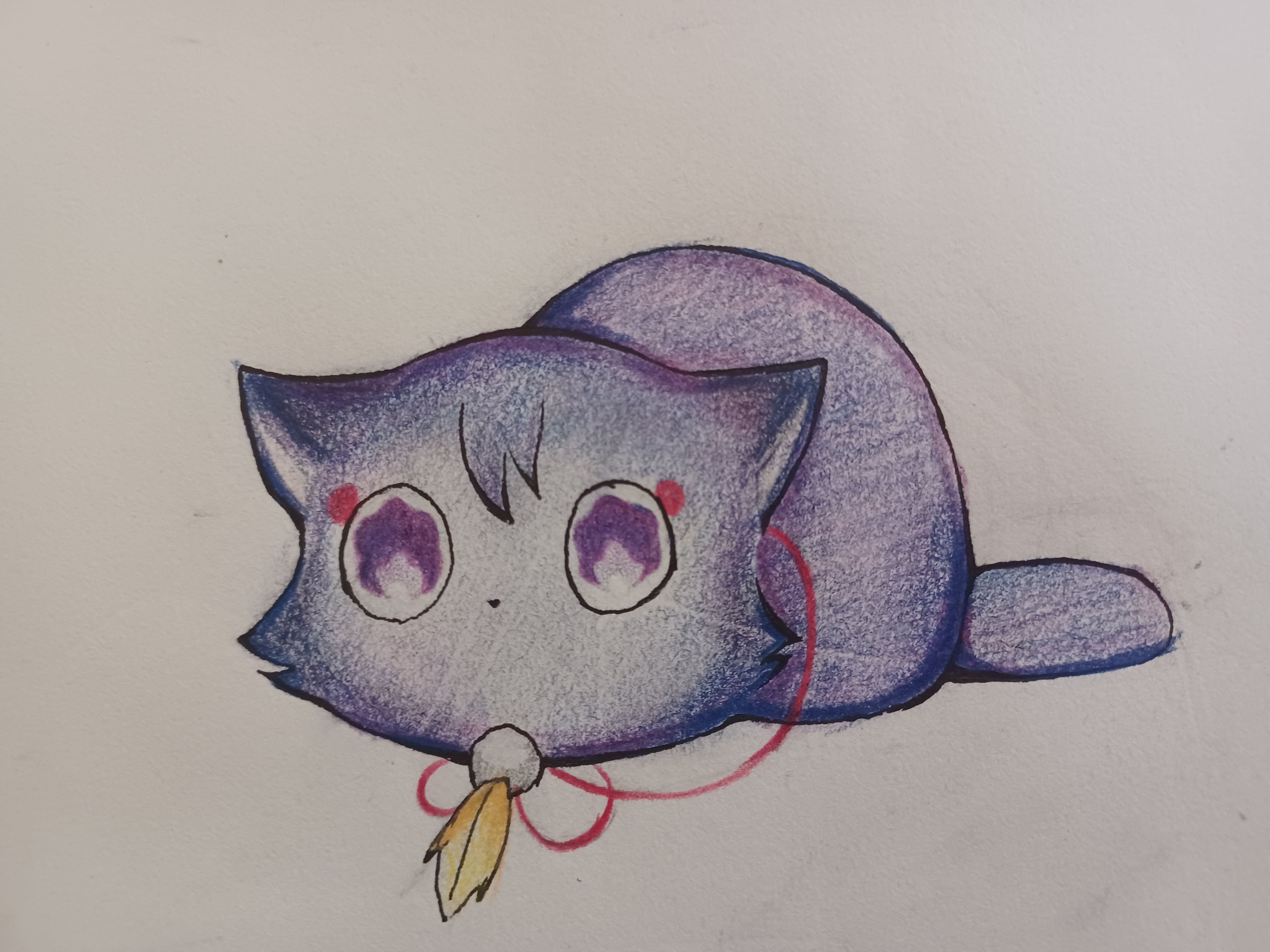 I drew a "scaracat" and it came out so cute Genshin Impact | HoYoLAB