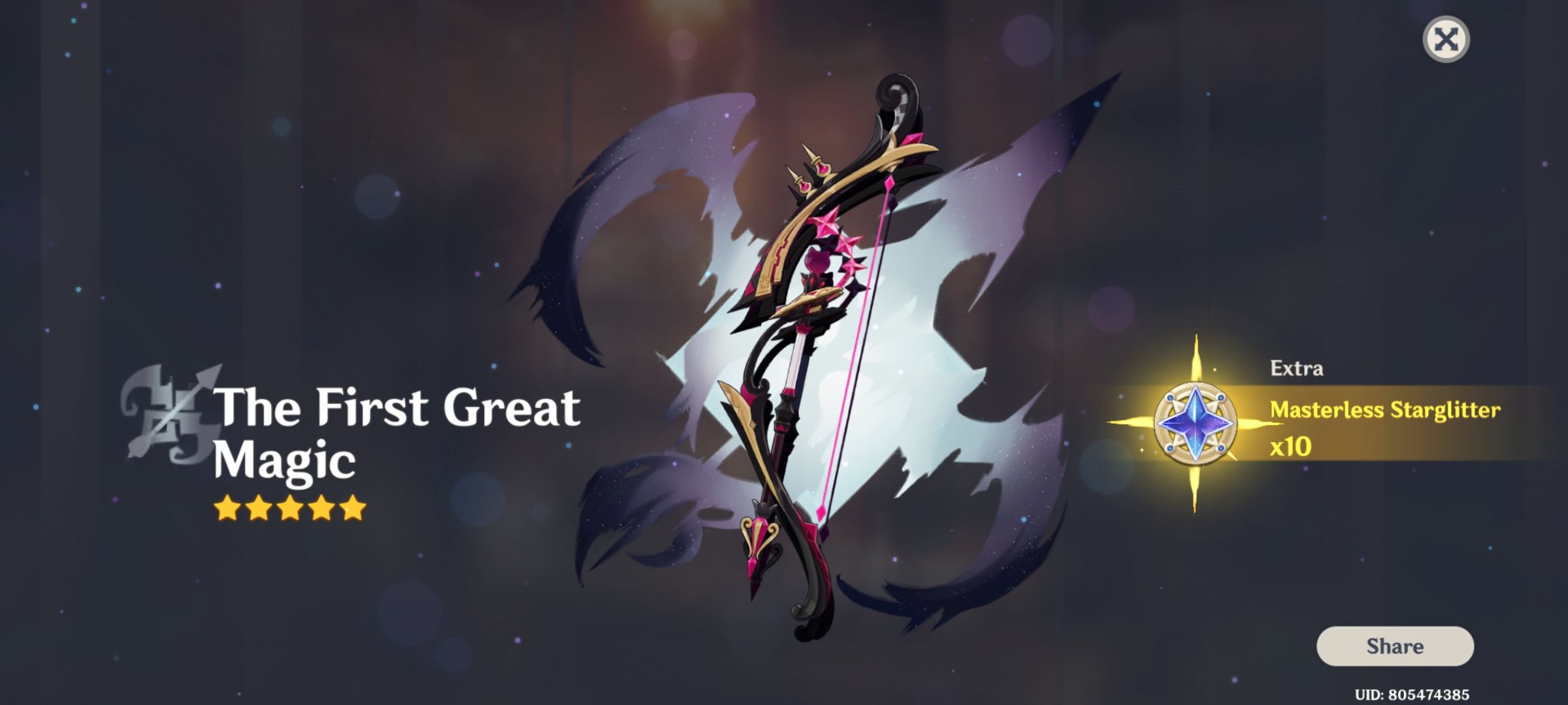 Got Lyney's bow! Another won.. but not really. Genshin Impact | HoYoLAB