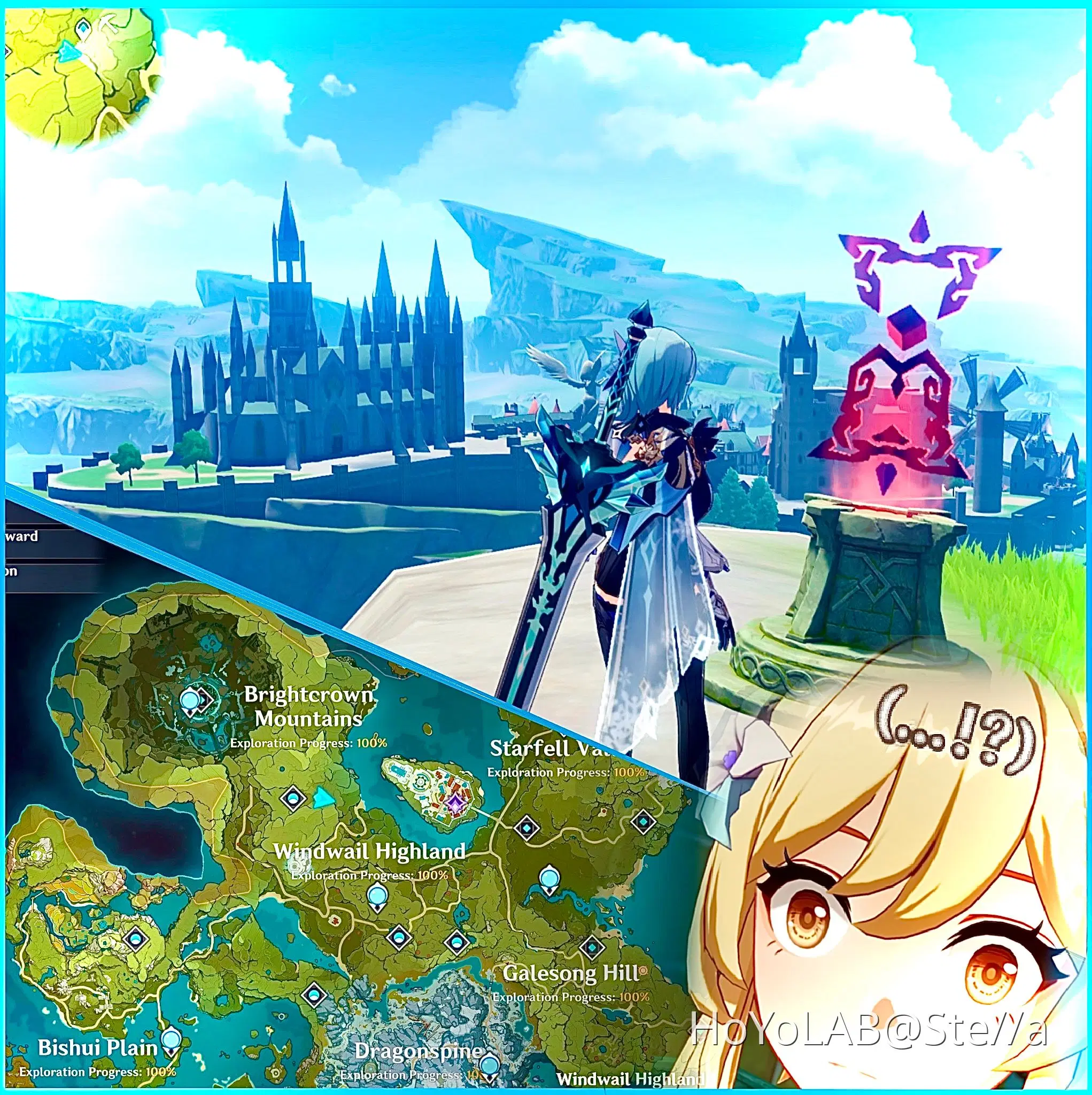 NO WAY! Mondstadt is at 100%, there’s no way this challenge was here ...