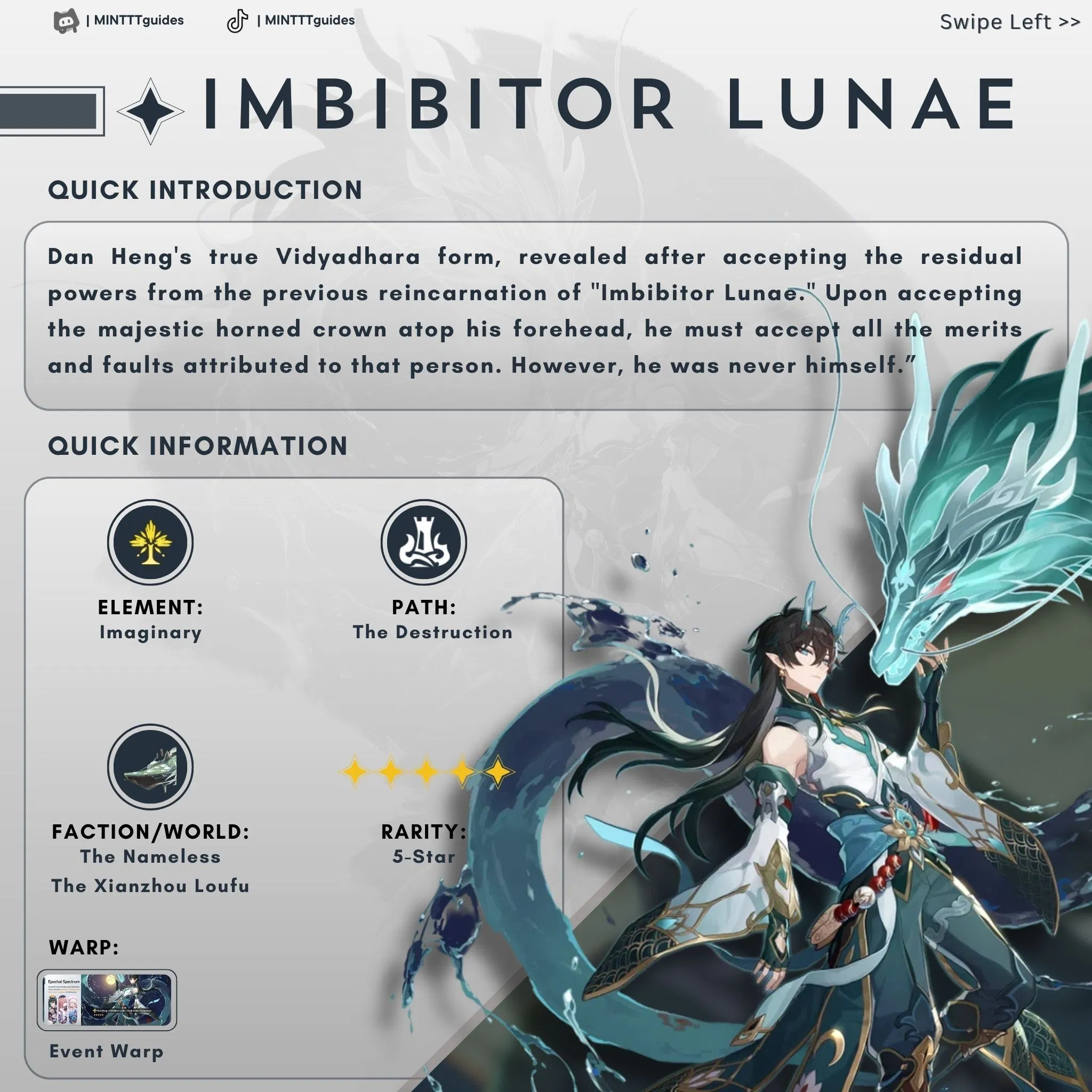 DAN HENG • IMBIBITOR LUNAE - BUILD GUIDE (V1.3) | HONKAI: STAR RAIL ...