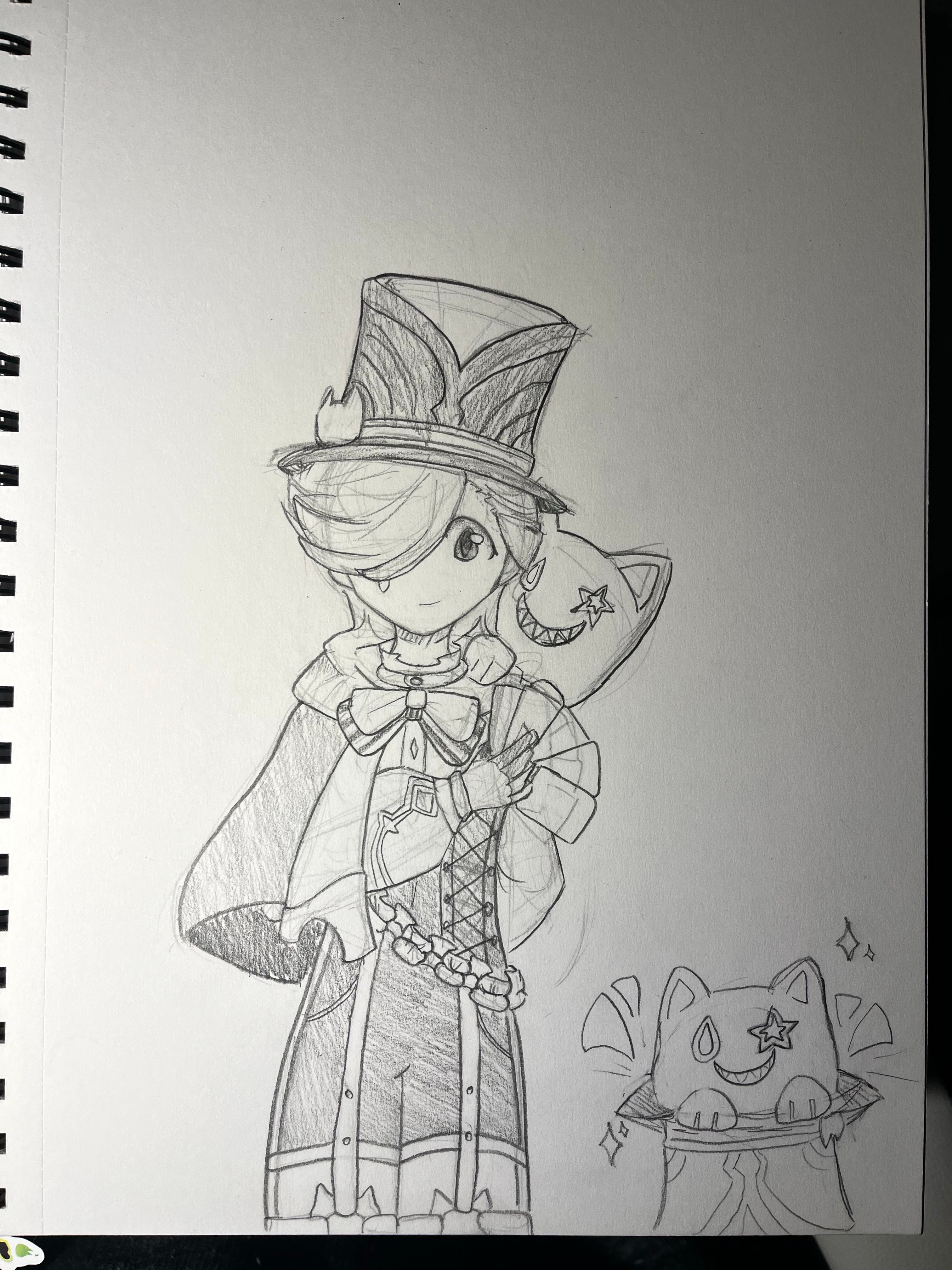 Lyney Doodles Genshin Impact | HoYoLAB