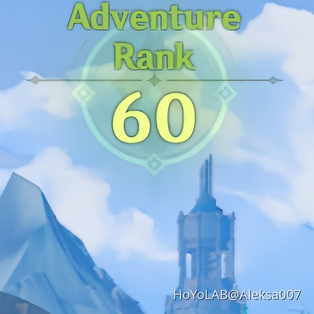 Finally AR 60! Genshin Impact | HoYoLAB