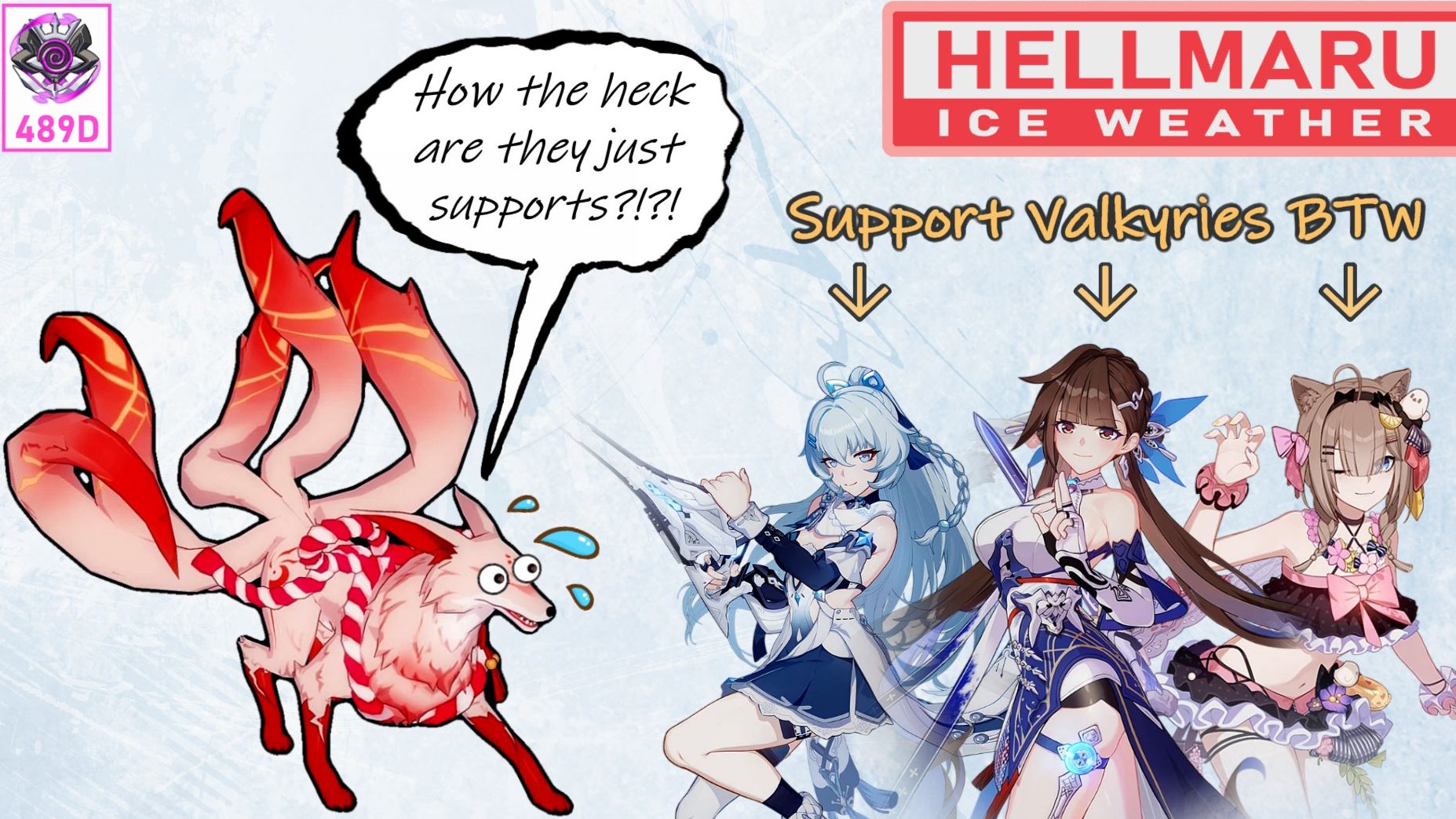 [HI3][EU] EX Abyss Nirvana: Hellmaru [Ice] (489D) - RC SSS, JK SSS, SS SSS (798pt) Honkai Impact ...