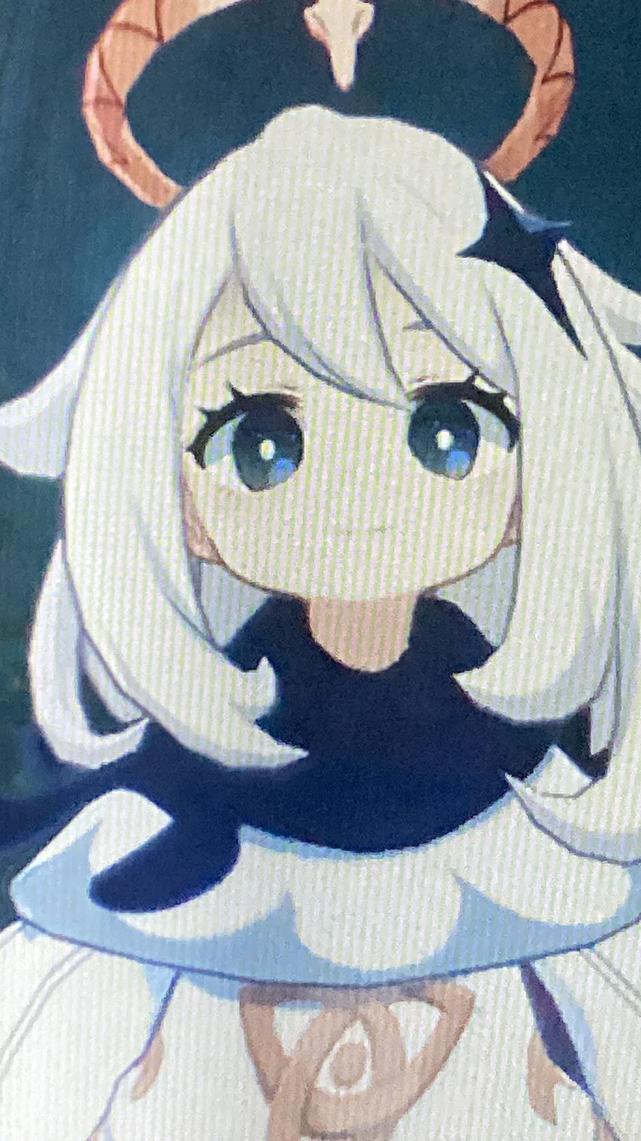 My paimon gone crosseyed in the middle of the quest, guess too much ...