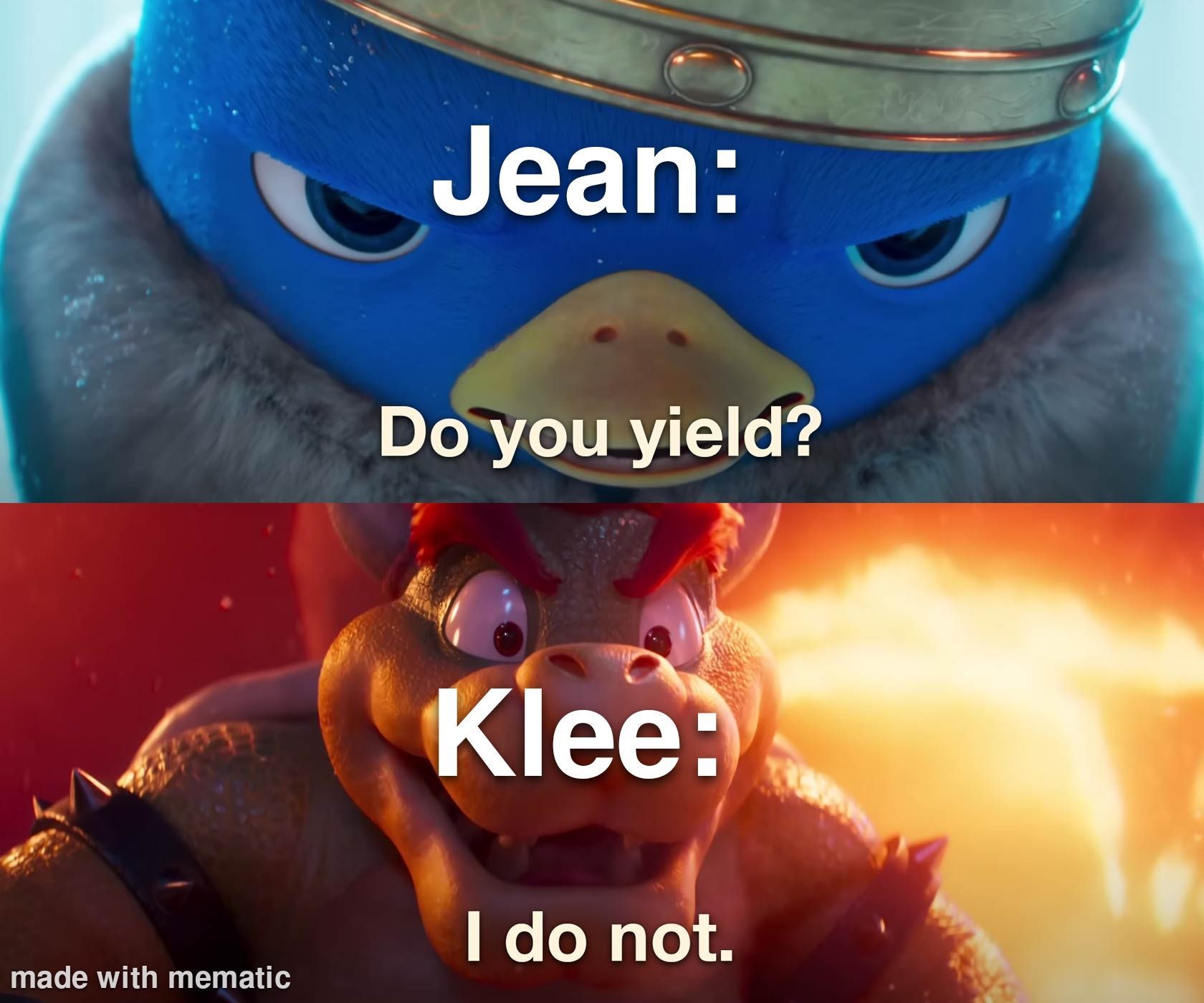 Jean vs Klee Genshin Impact | HoYoLAB