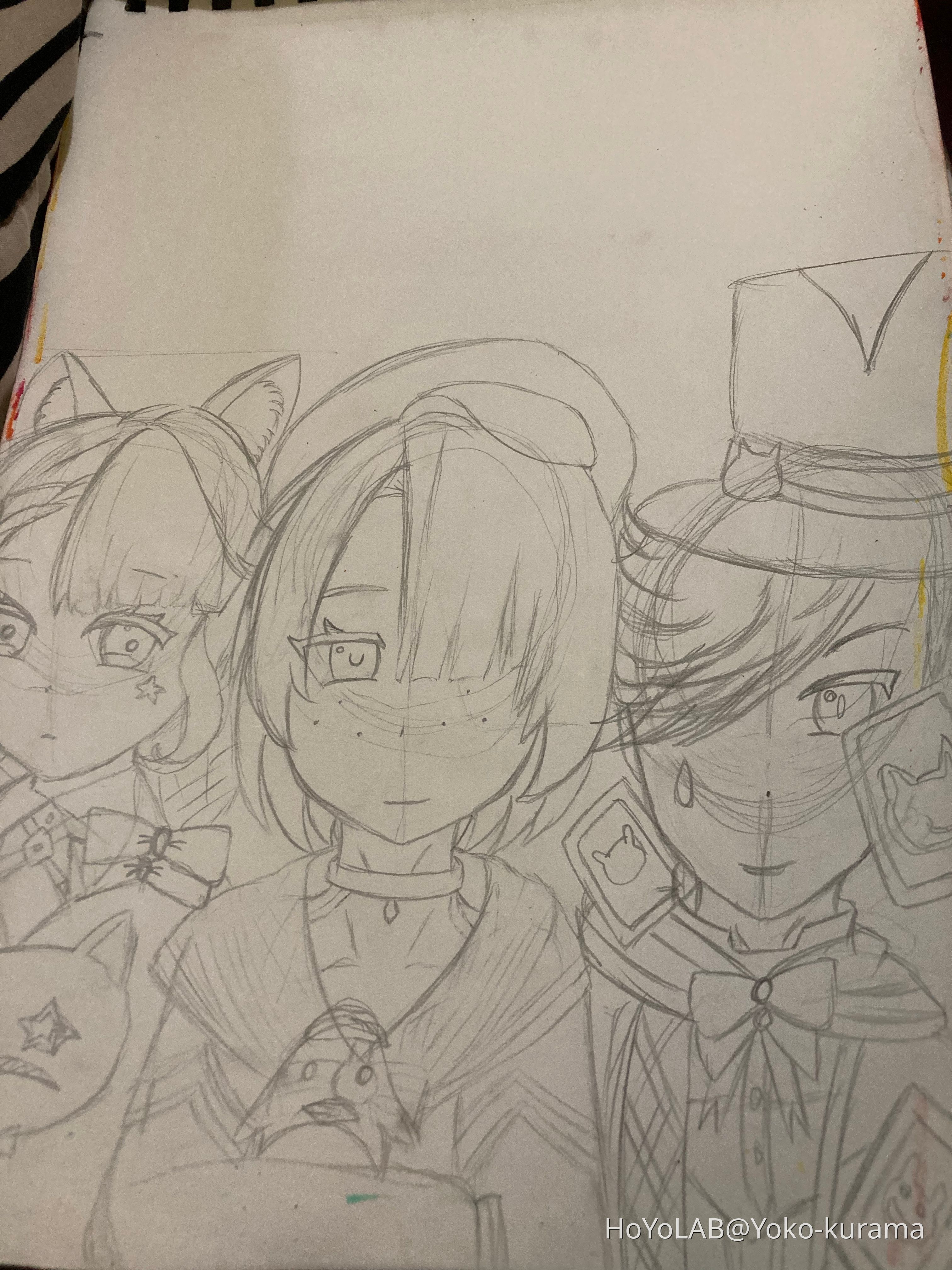 Lynette, freminet, and Lyney wip! Genshin Impact | HoYoLAB