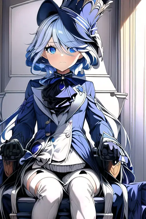 I asked Ai to draw Lady Furina (bonus chibi Furina) Genshin Impact ...