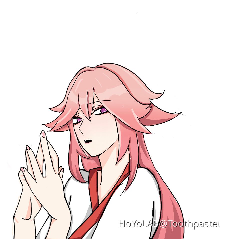 Yae Miko drawing Genshin Impact | HoYoLAB