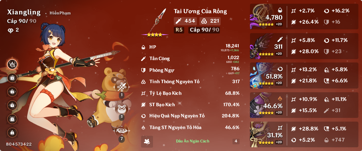 Bếp thần xiangling đây Genshin Impact | HoYoLAB