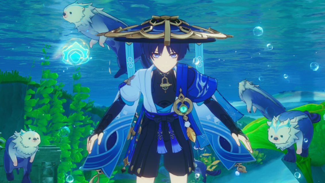 WANDERER & OTTERS!!! ☂️🦦💦 Genshin Impact | HoYoLAB