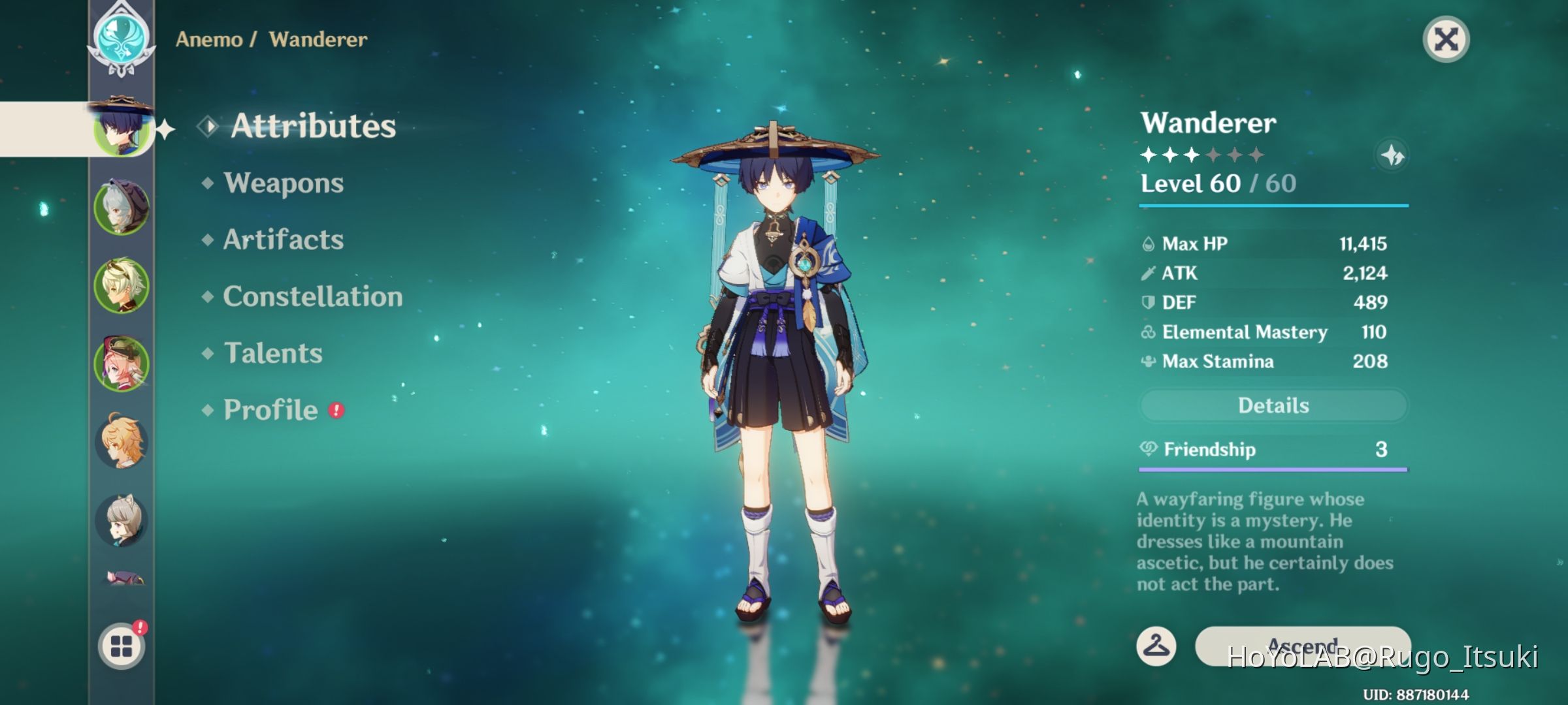 How's my ar30 scara build? Genshin Impact | HoYoLAB