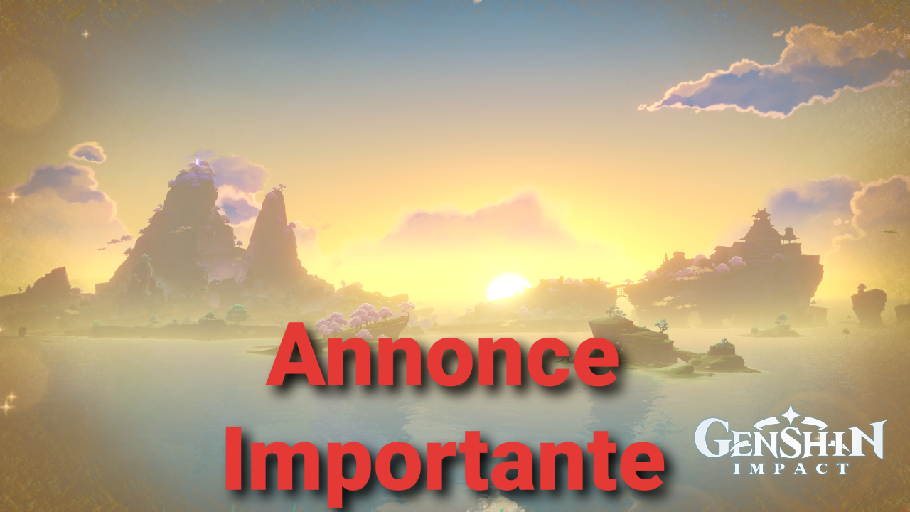 Annonce importante pour le future de ce compte | HoYoLAB
