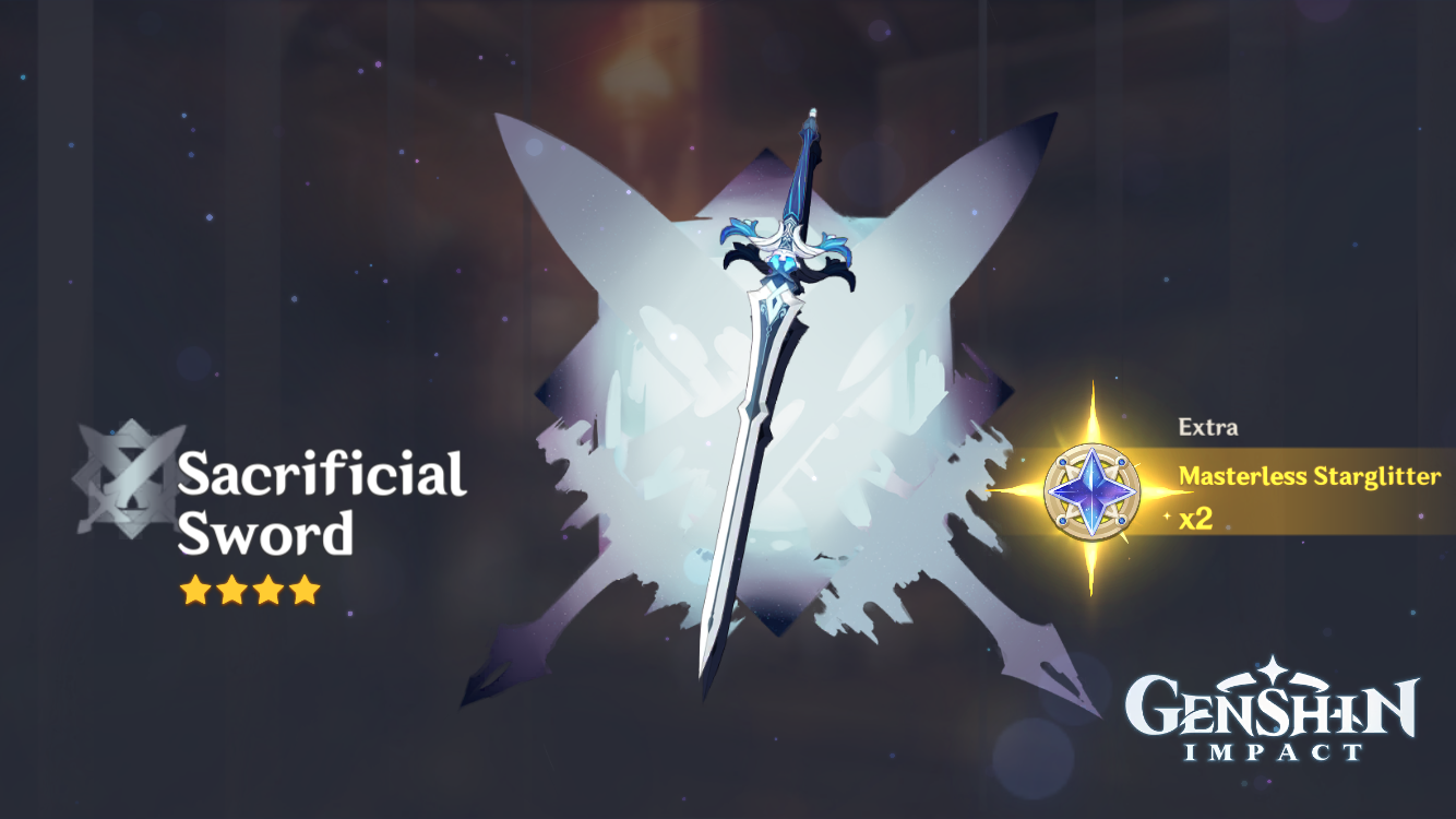 fisrt sacrificial sword Genshin Impact | HoYoLAB