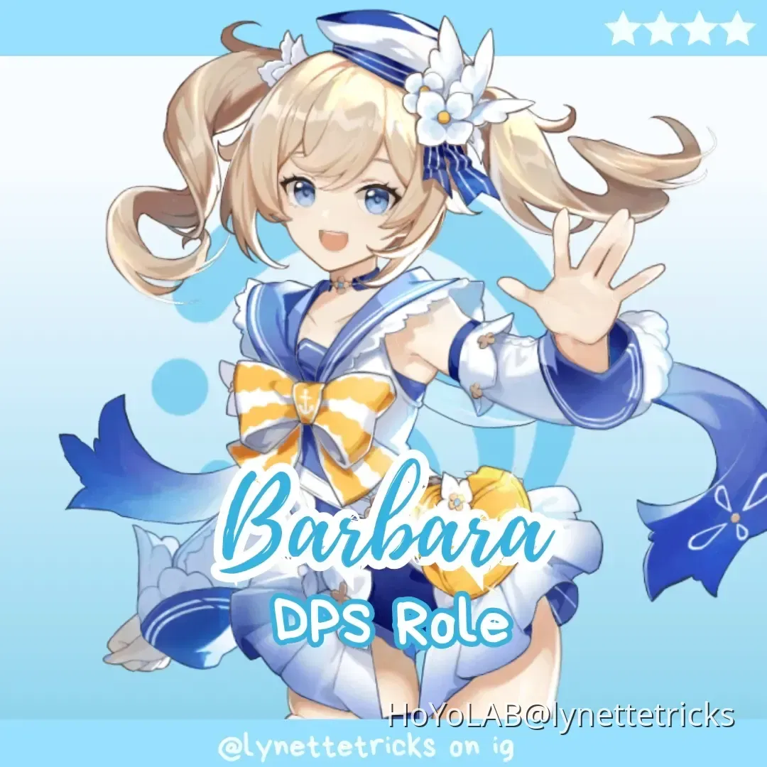DPS Barbara Build Guide Genshin Impact | HoYoLAB