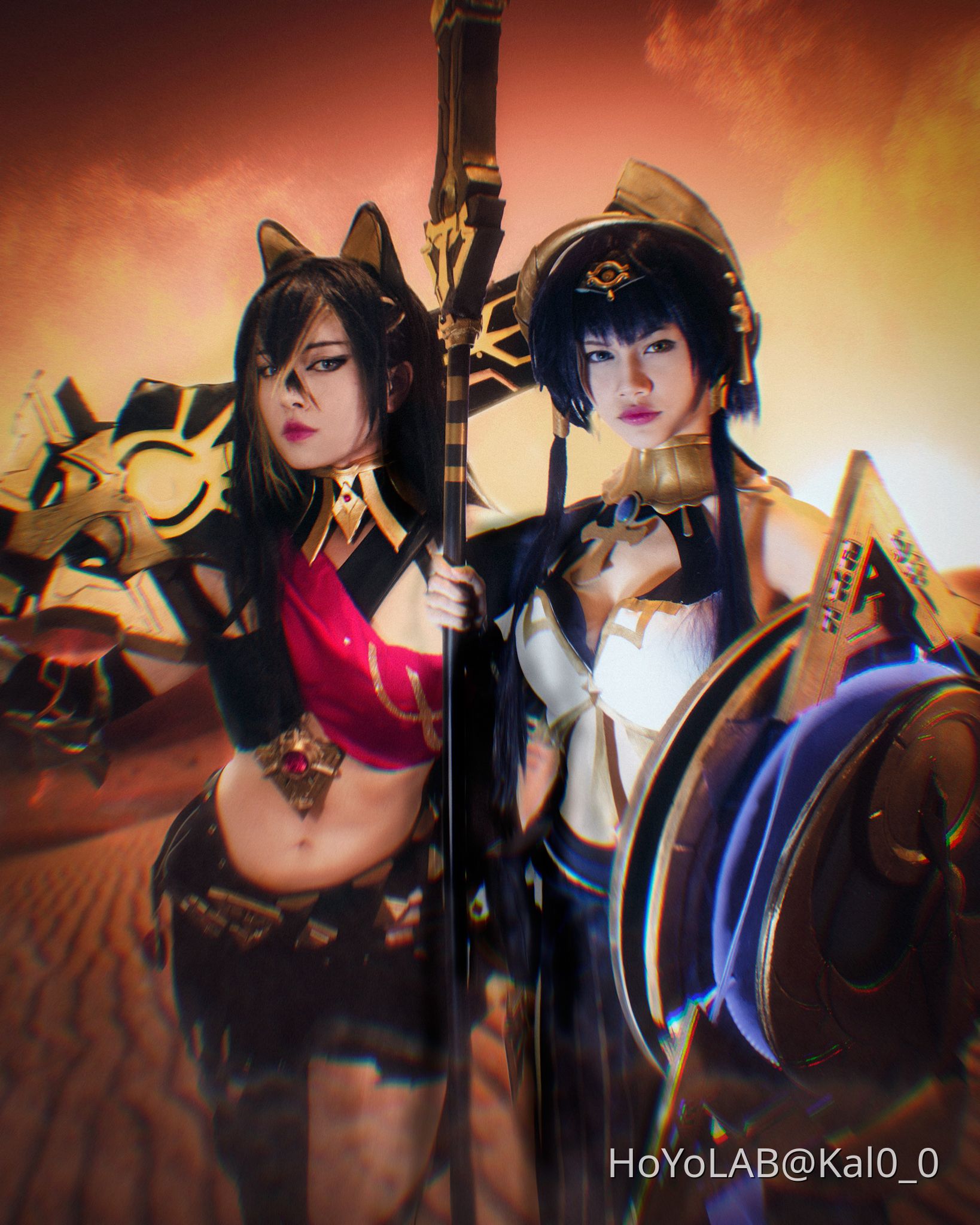 Dehya & Candace cosplay Genshin Impact | HoYoLAB