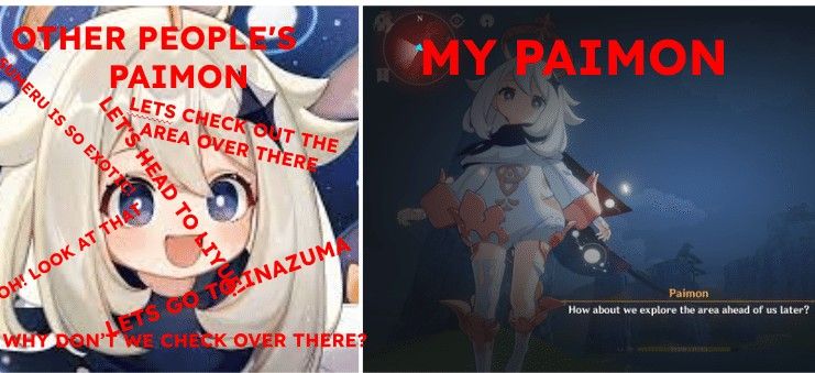 Paimon is scary Genshin Impact | HoYoLAB