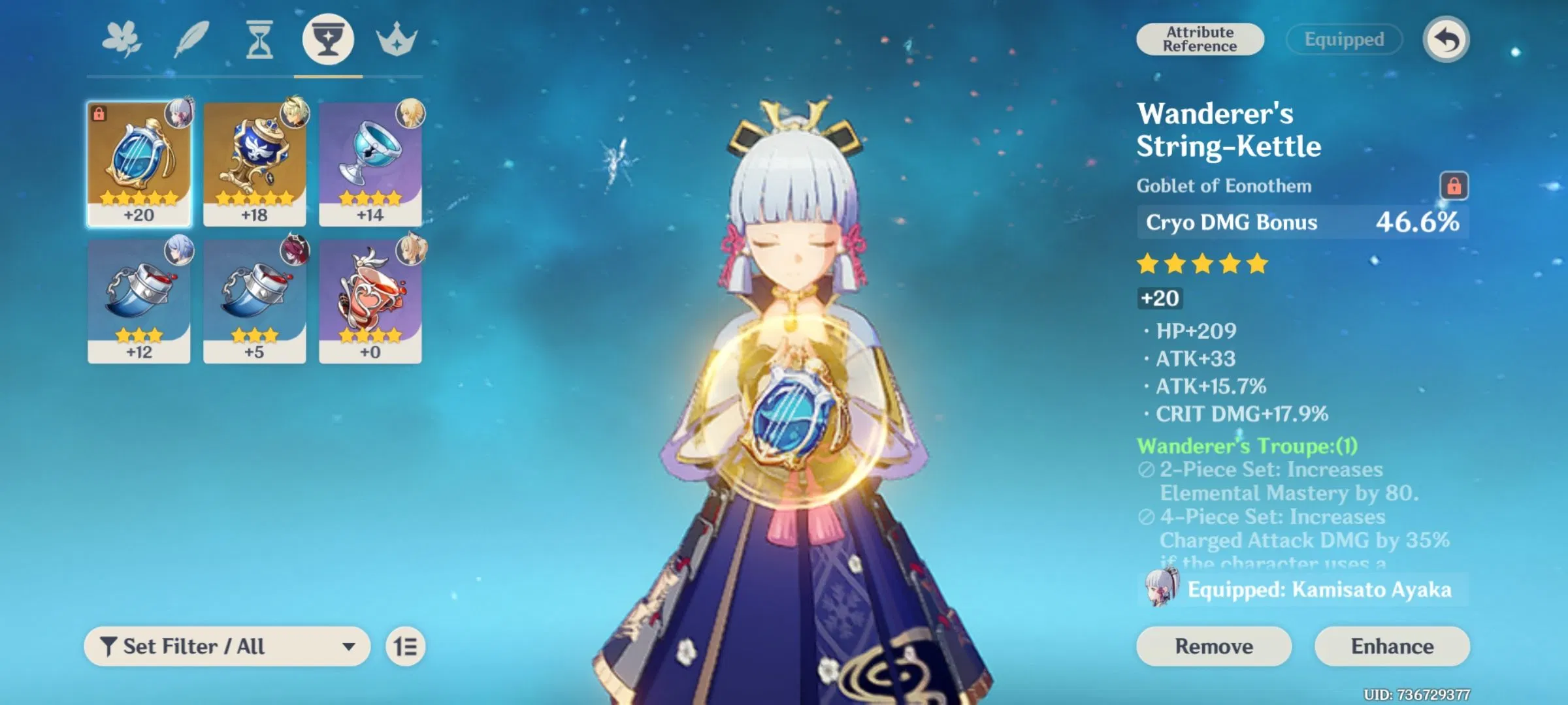 my little ayaka build.Amenoma Kageuchi the next weapon I try to get her ...