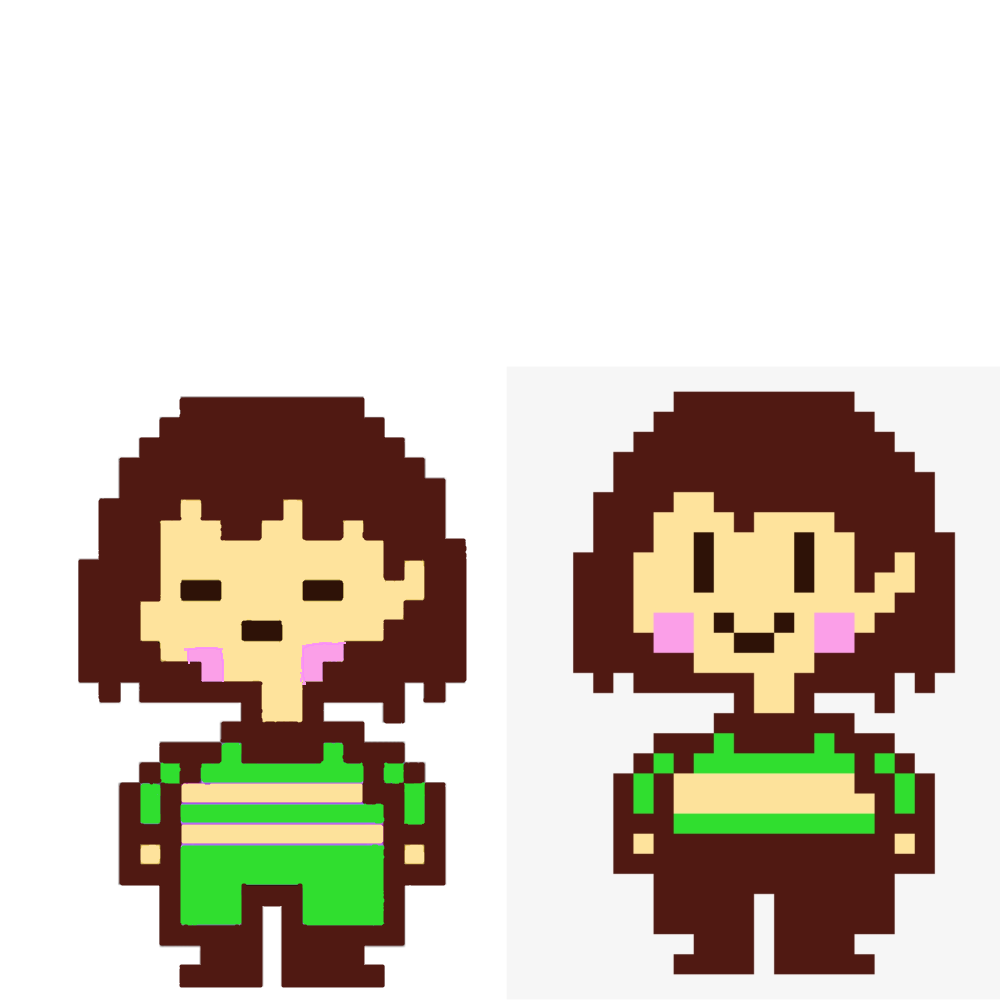 Frisk and Chara change color schemes! | HoYoLAB