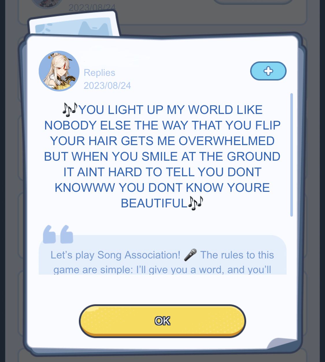 Song Association Game 🎤 | HoYoLAB