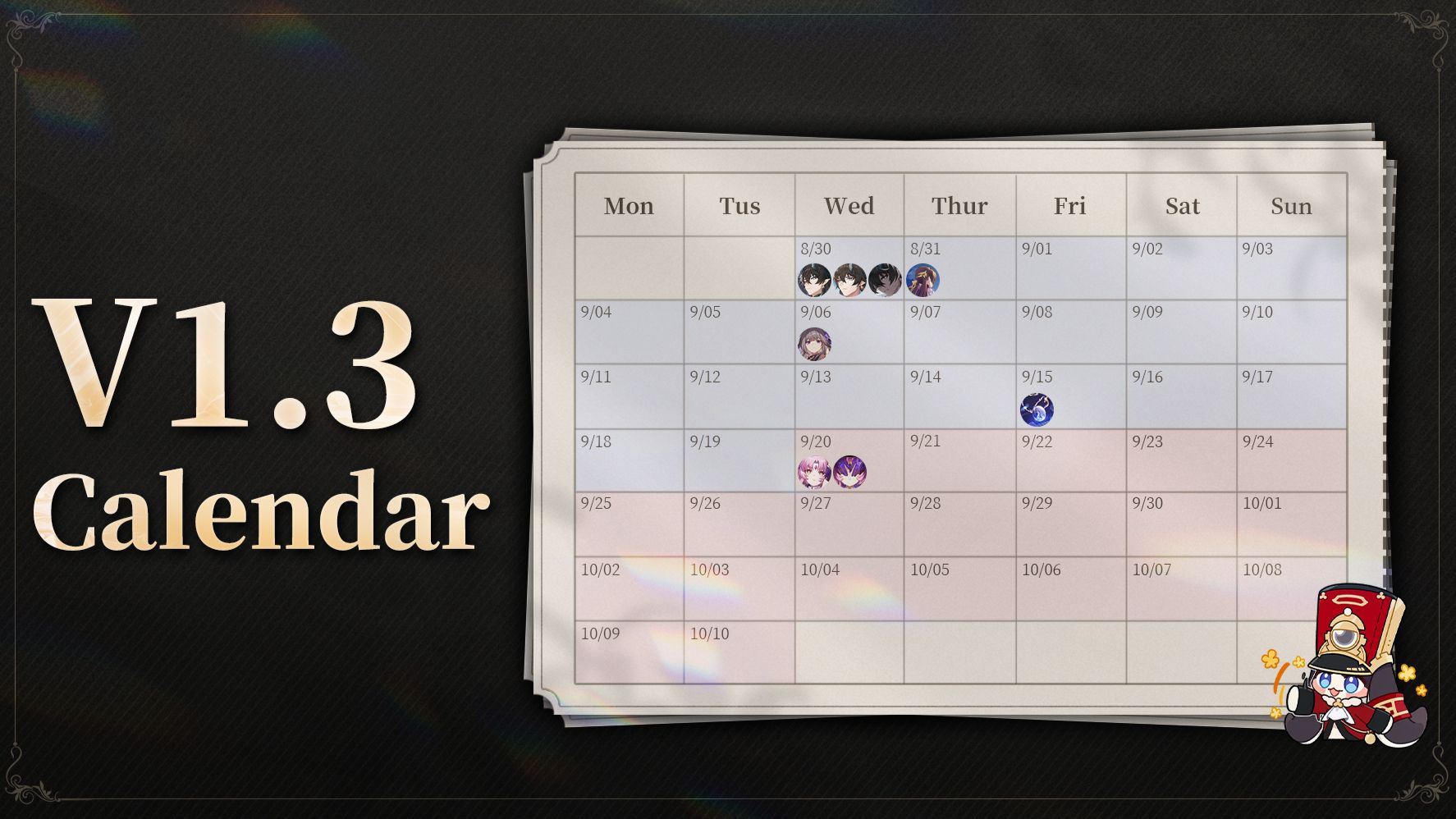 【StarRail1.3】Calendar丨The Most Comprehensive Compilation and ...