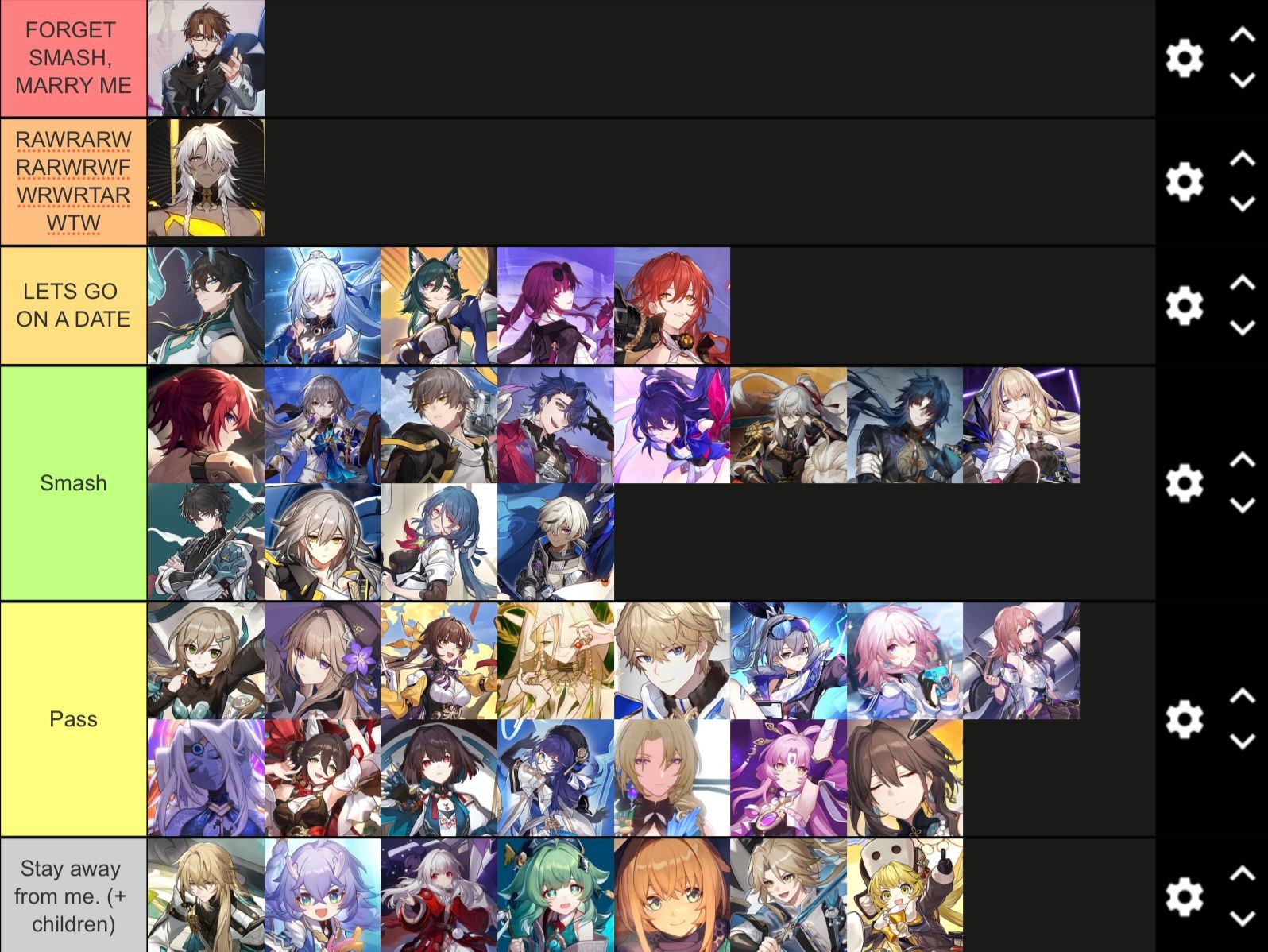 HSR Smash or Pass Honkai: Star Rail | HoYoLAB