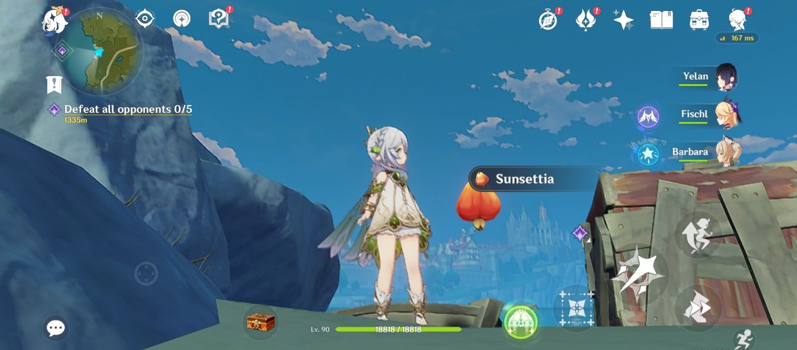 Floating Sunsettia Genshin Impact | HoYoLAB
