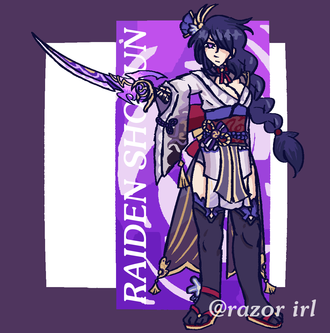 ETERNAL THUNDER ⚡️💜 (raiden shogun) Genshin Impact | HoYoLAB