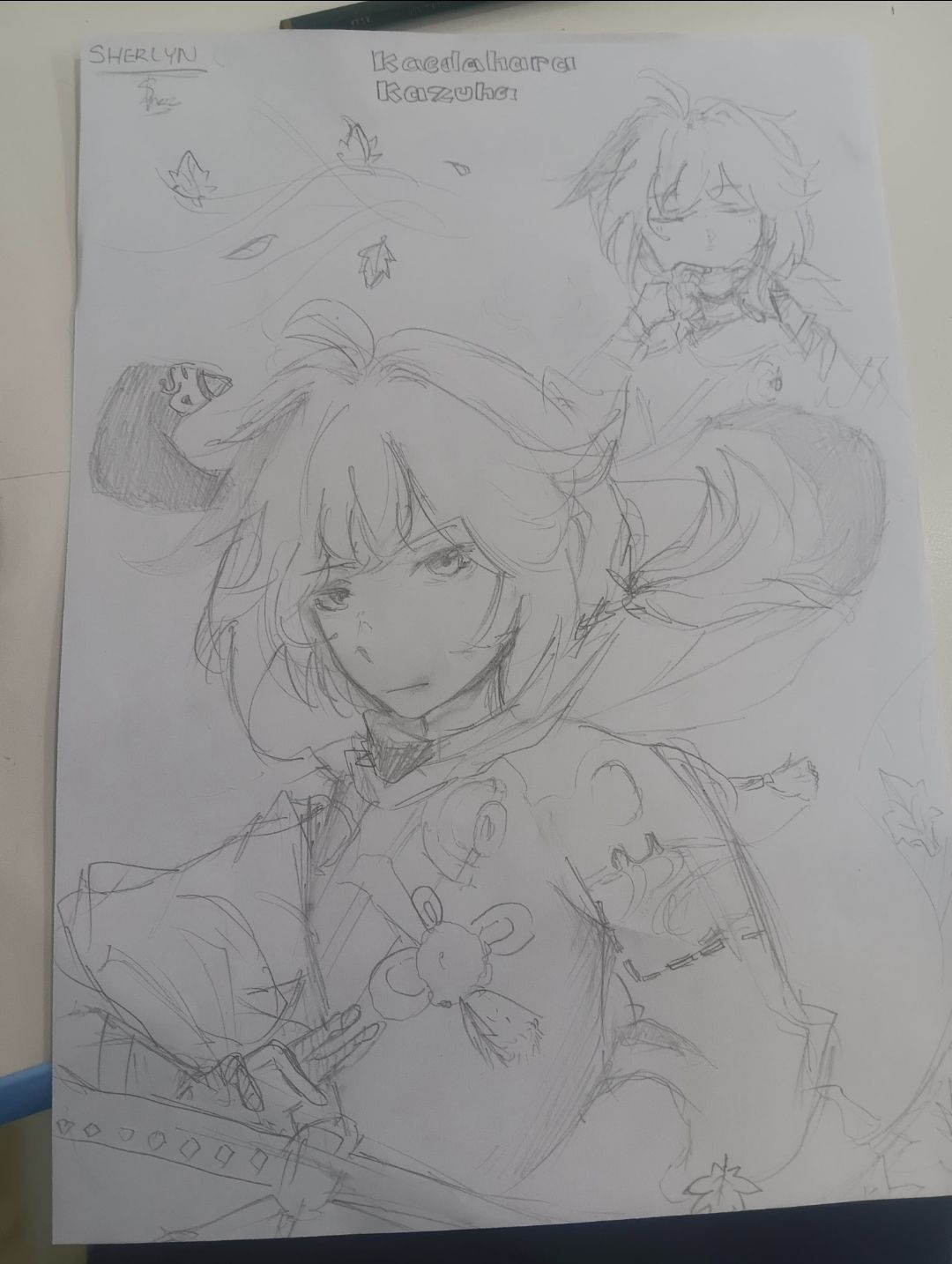 I drew canadian aether for my art project lol Genshin Impact | HoYoLAB