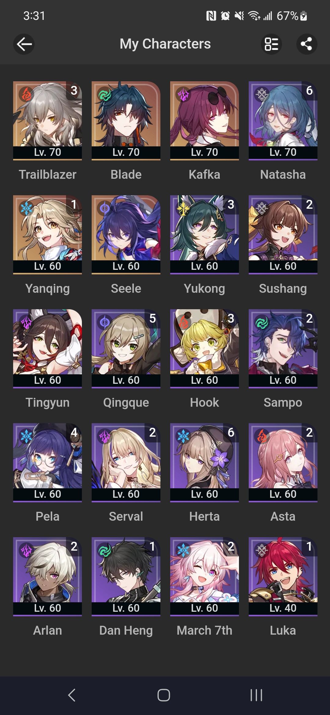 Kafka Team Help Honkai: Star Rail | HoYoLAB