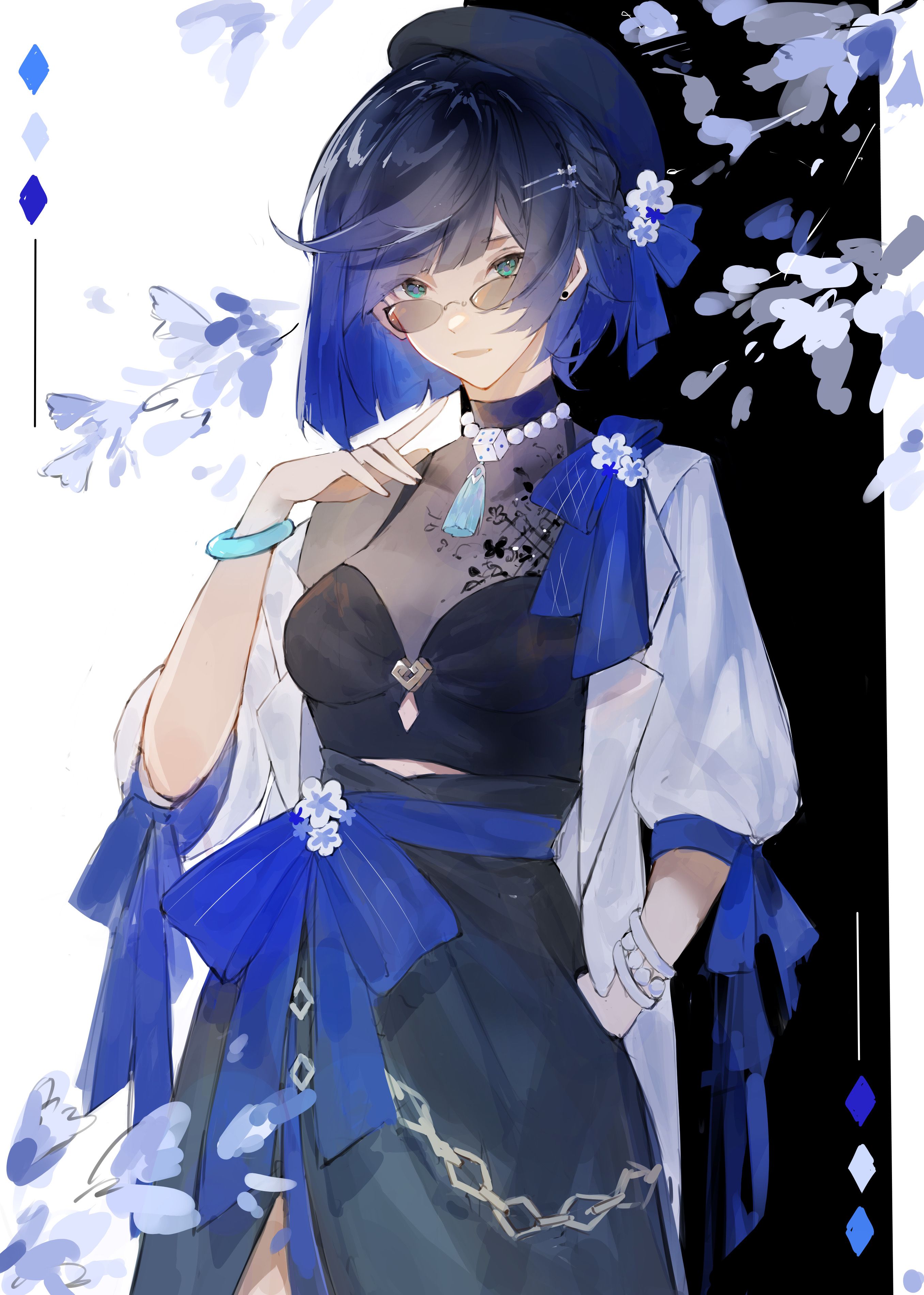 Modern Yelan Skin Design Genshin Impact | HoYoLAB