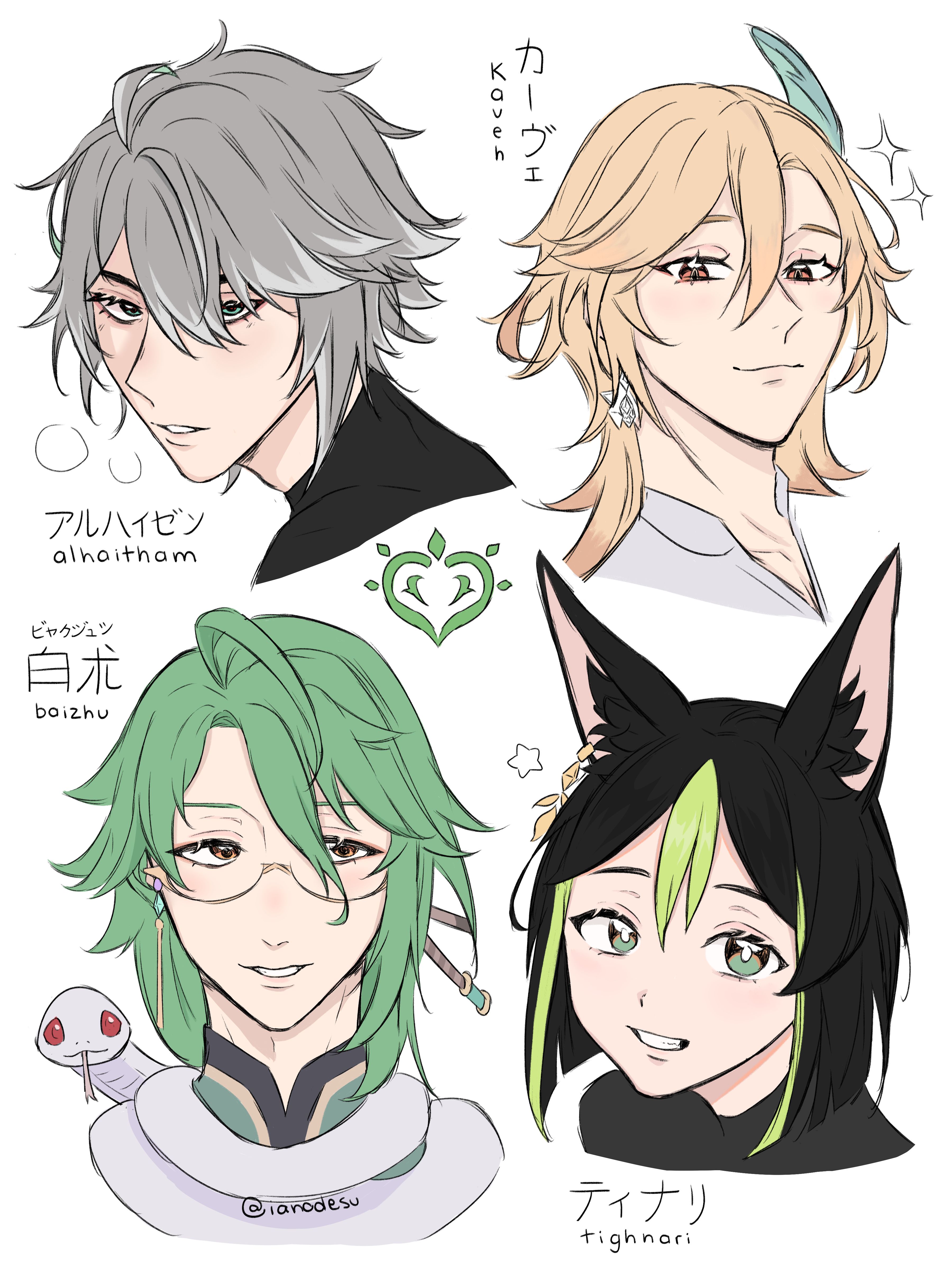 dendro boys 💚 Genshin Impact | HoYoLAB