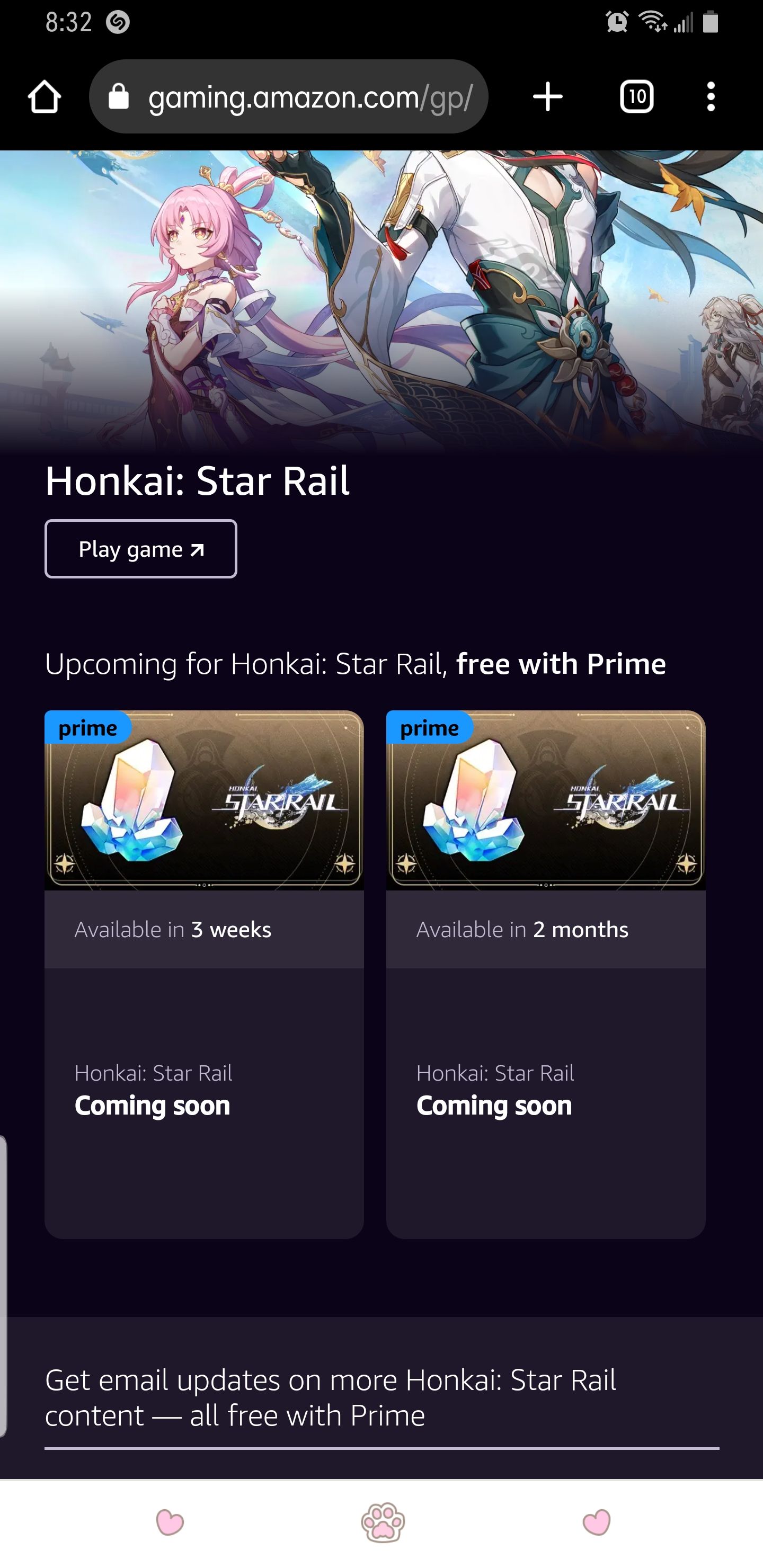 [EDIT: REDEEMED] NEW HONKAI STAR RAIL CODE - AMAZON PRIME BUNDLE #6 ...