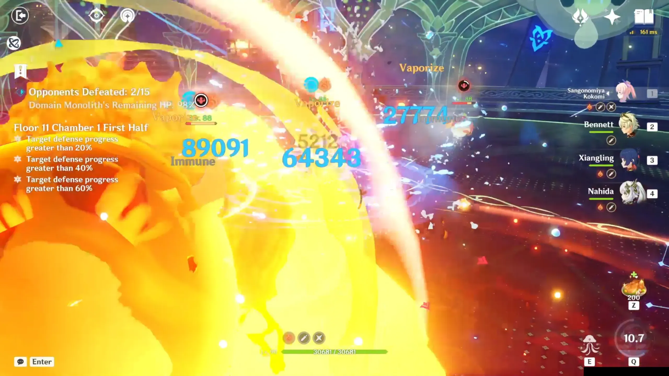 Kokomi critting in Abyss Genshin Impact | HoYoLAB