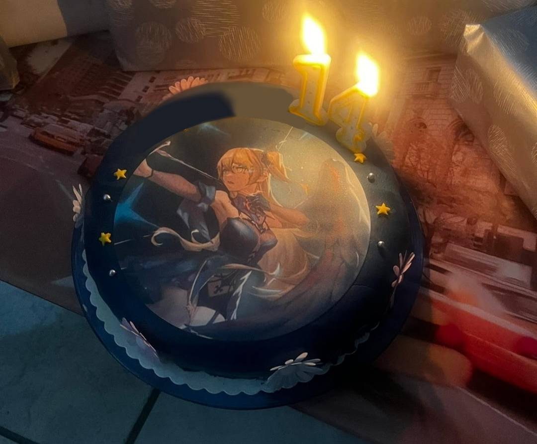 since my bday is coming closer, i wanted to show my bday cake from last ...
