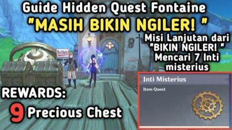 Lokasi 7 Inti Misterius | Wordl Quest Get 9 Precious Chest Genshin ...