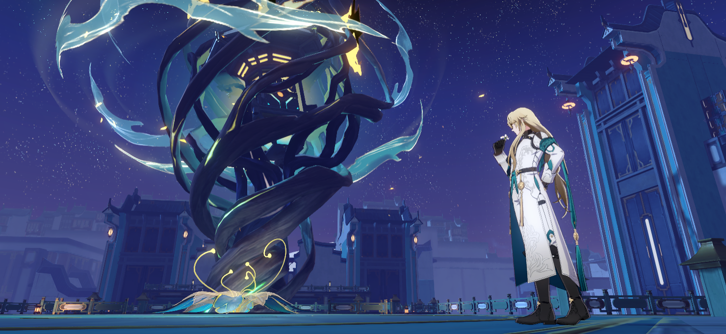 Luocha with Abyss flower Honkai: Star Rail | HoYoLAB
