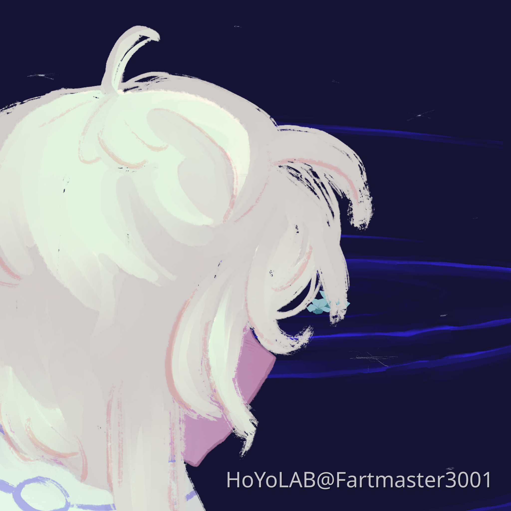 New addition to the lumine drawing from a few days ago Genshin Impact ...