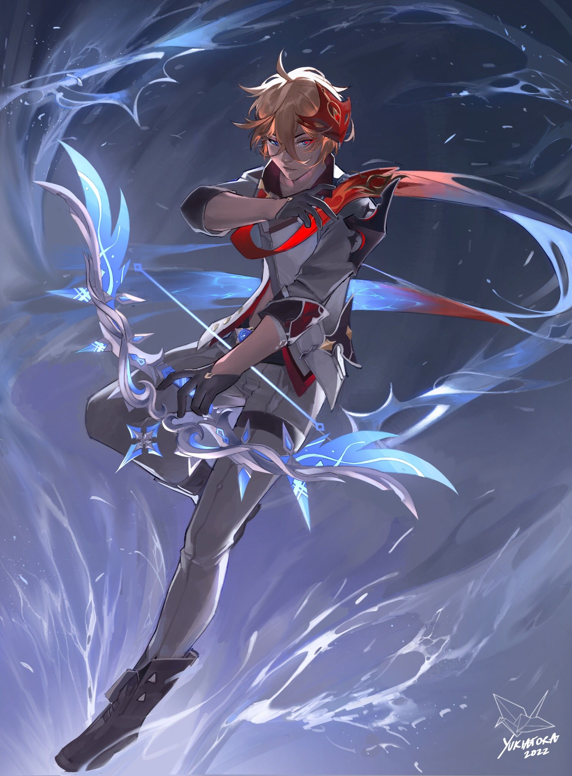 Childe with his bow Genshin Impact | HoYoLAB