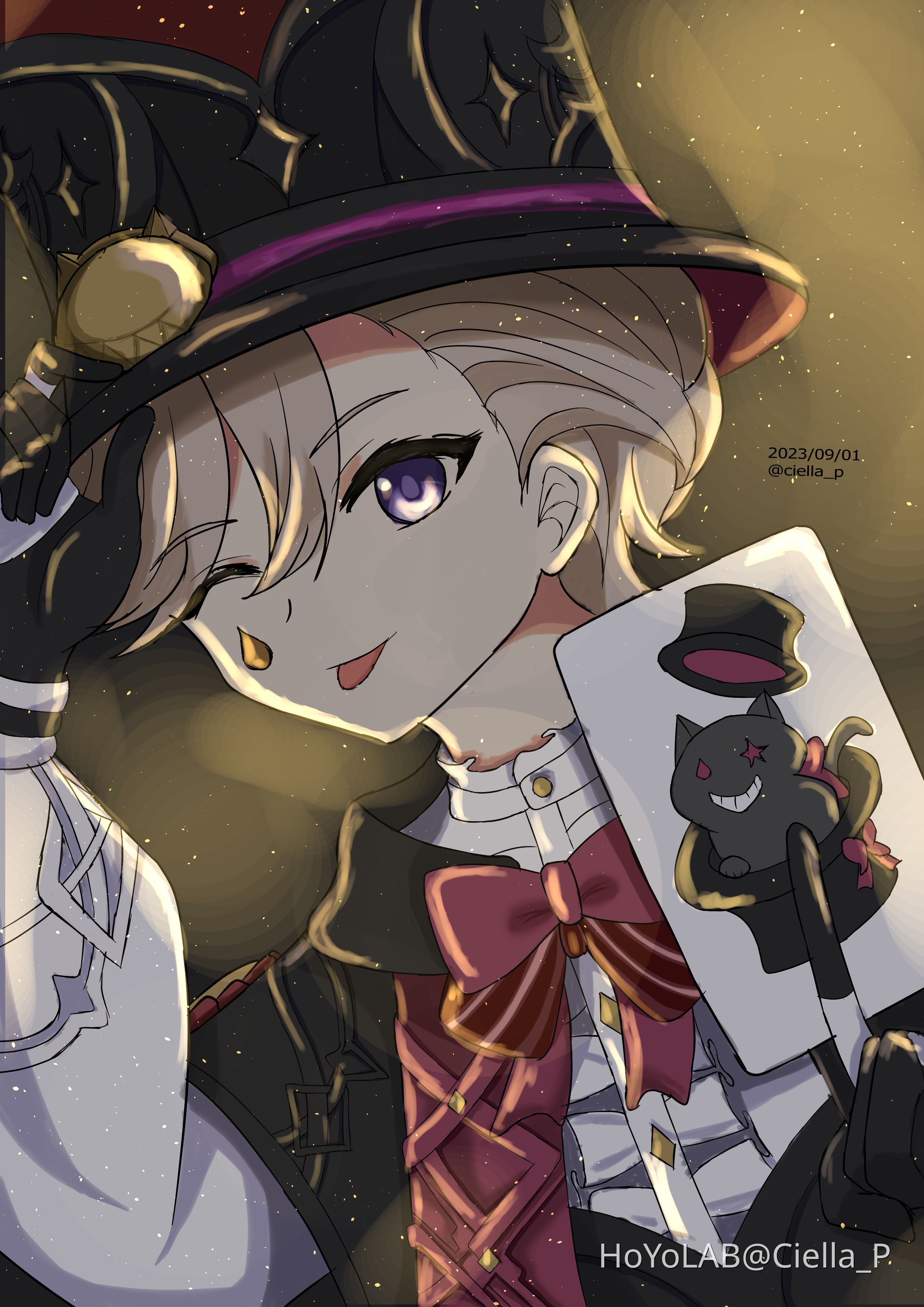 Lyney's Fan Art Genshin Impact | HoYoLAB