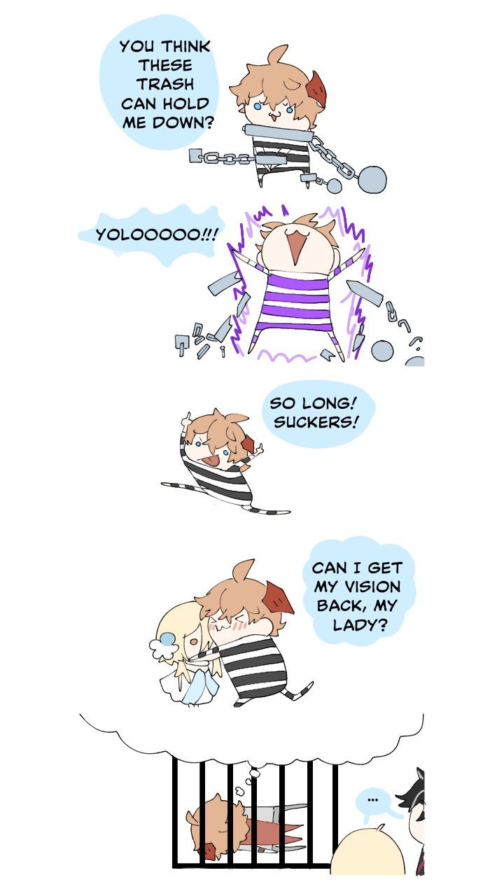 Childe is silly spoiled in dream so plz wait for us when new update ...