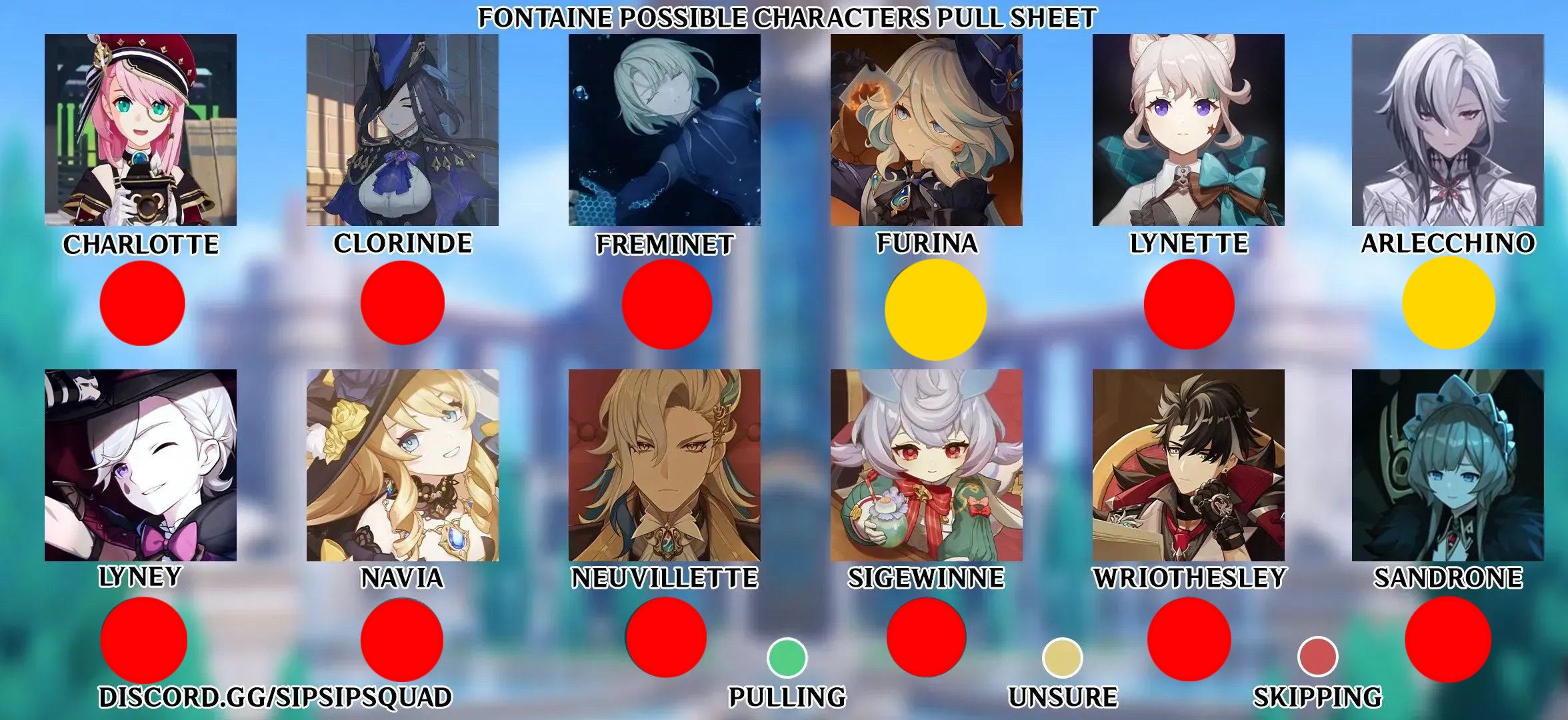 fontaine character pulls Genshin Impact | HoYoLAB