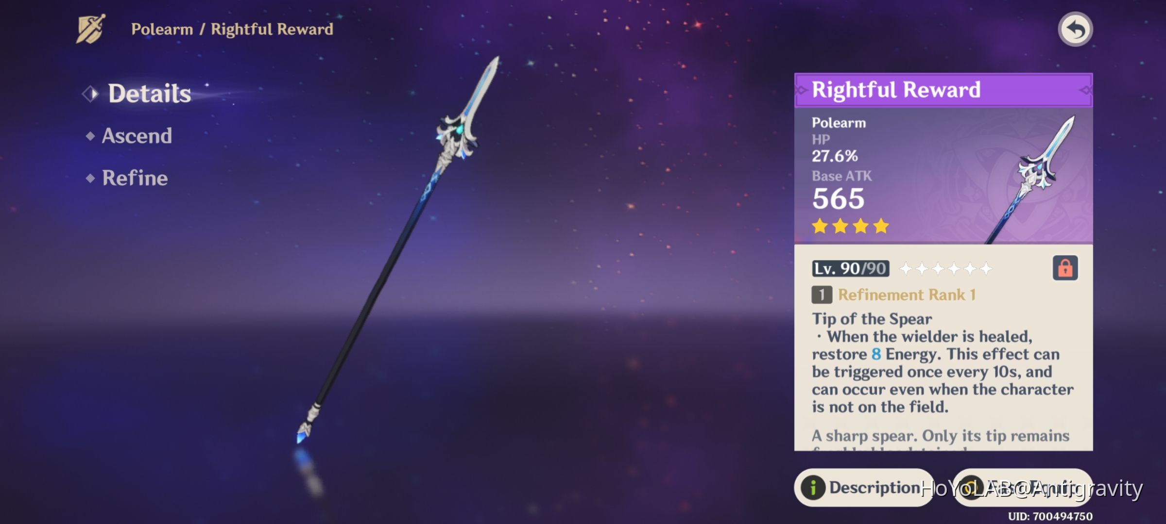 And this is why the new HP polearm is no good. Genshin Impact | HoYoLAB