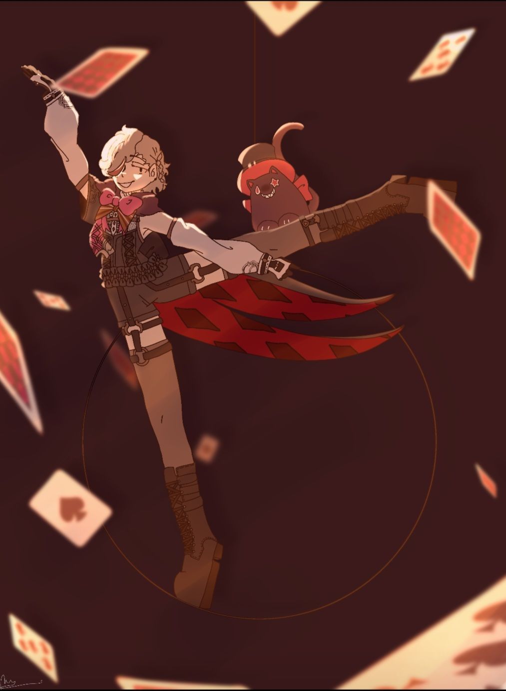 Lyney Fanart! Genshin Impact | HoYoLAB