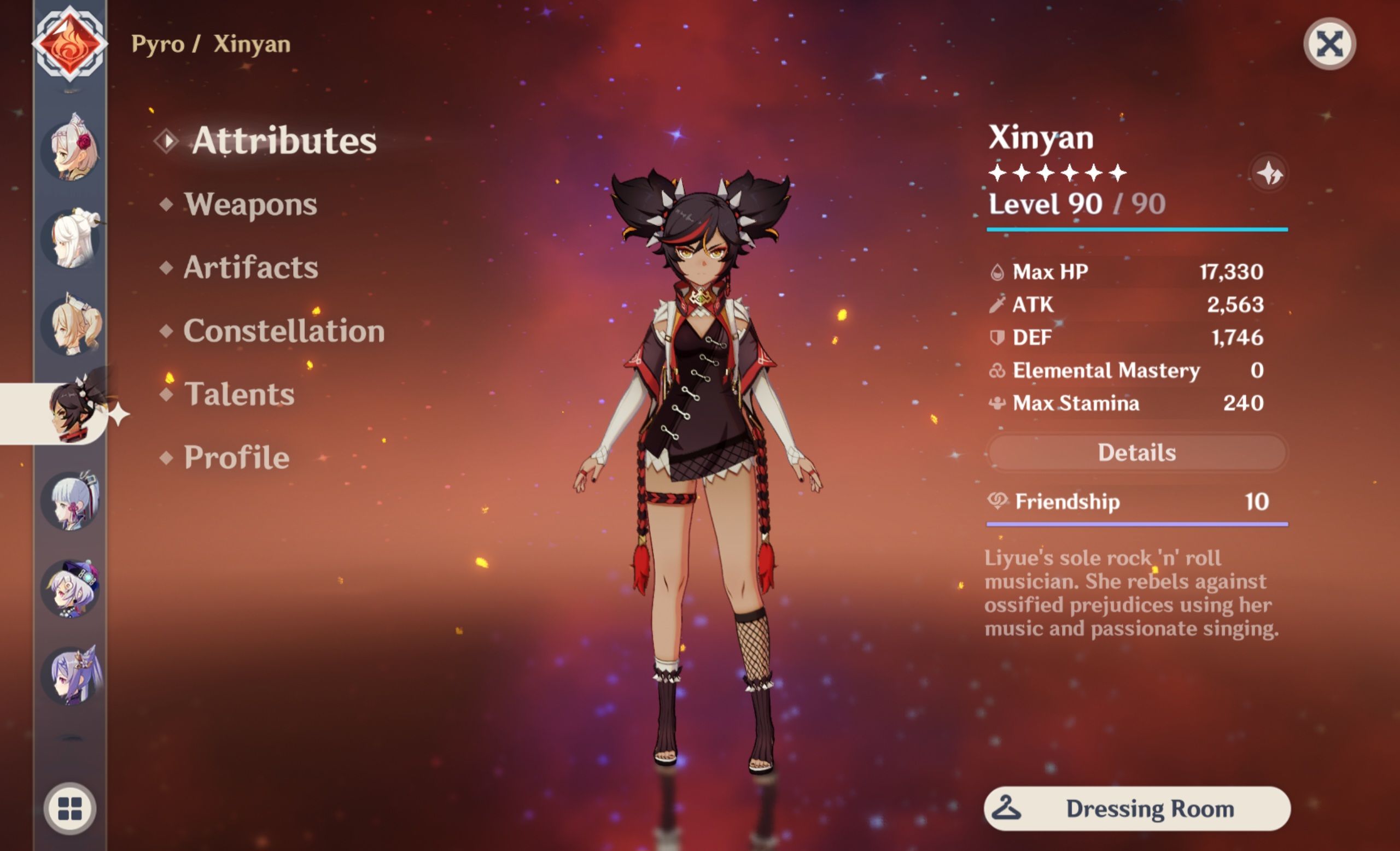 My Xinyan Build Genshin Impact | HoYoLAB