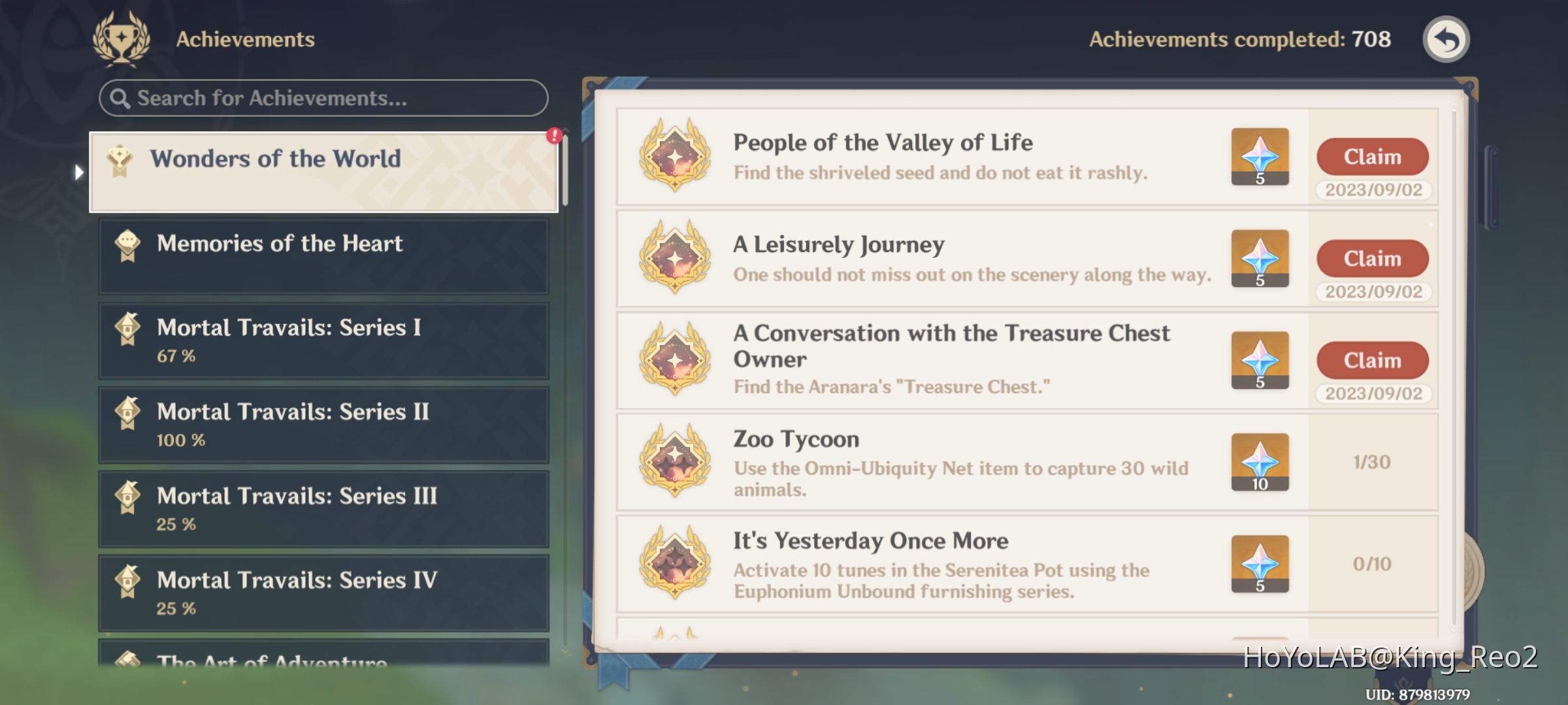 i finished static views part 2 and look at the chest here.... Genshin ...