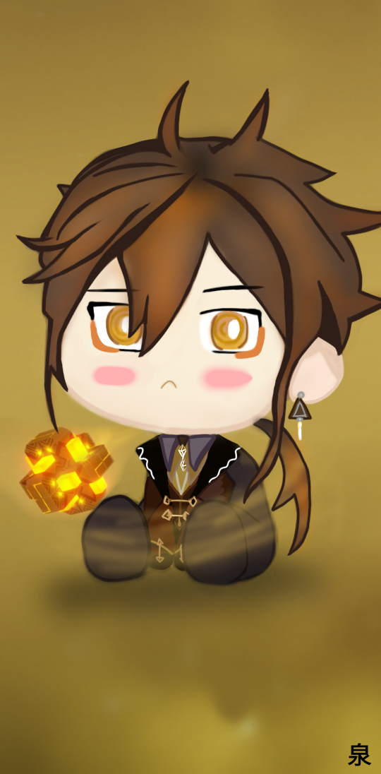 Zhongli as a chibi Genshin Impact | HoYoLAB