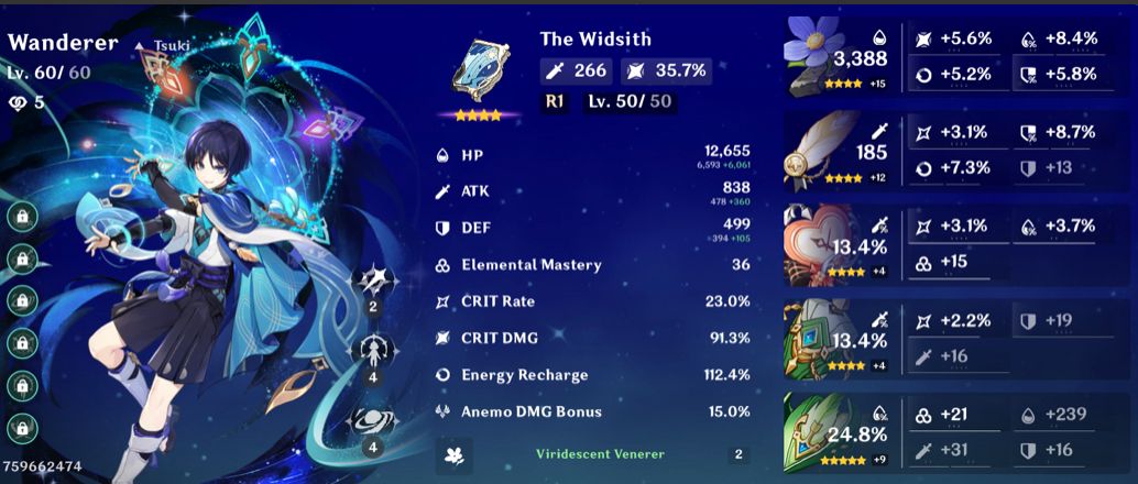 Anyone wanna rate my wanderer build? Not to great but I think it works ...