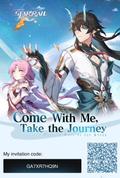 Please use my invitation code Honkai: Star Rail | HoYoLAB
