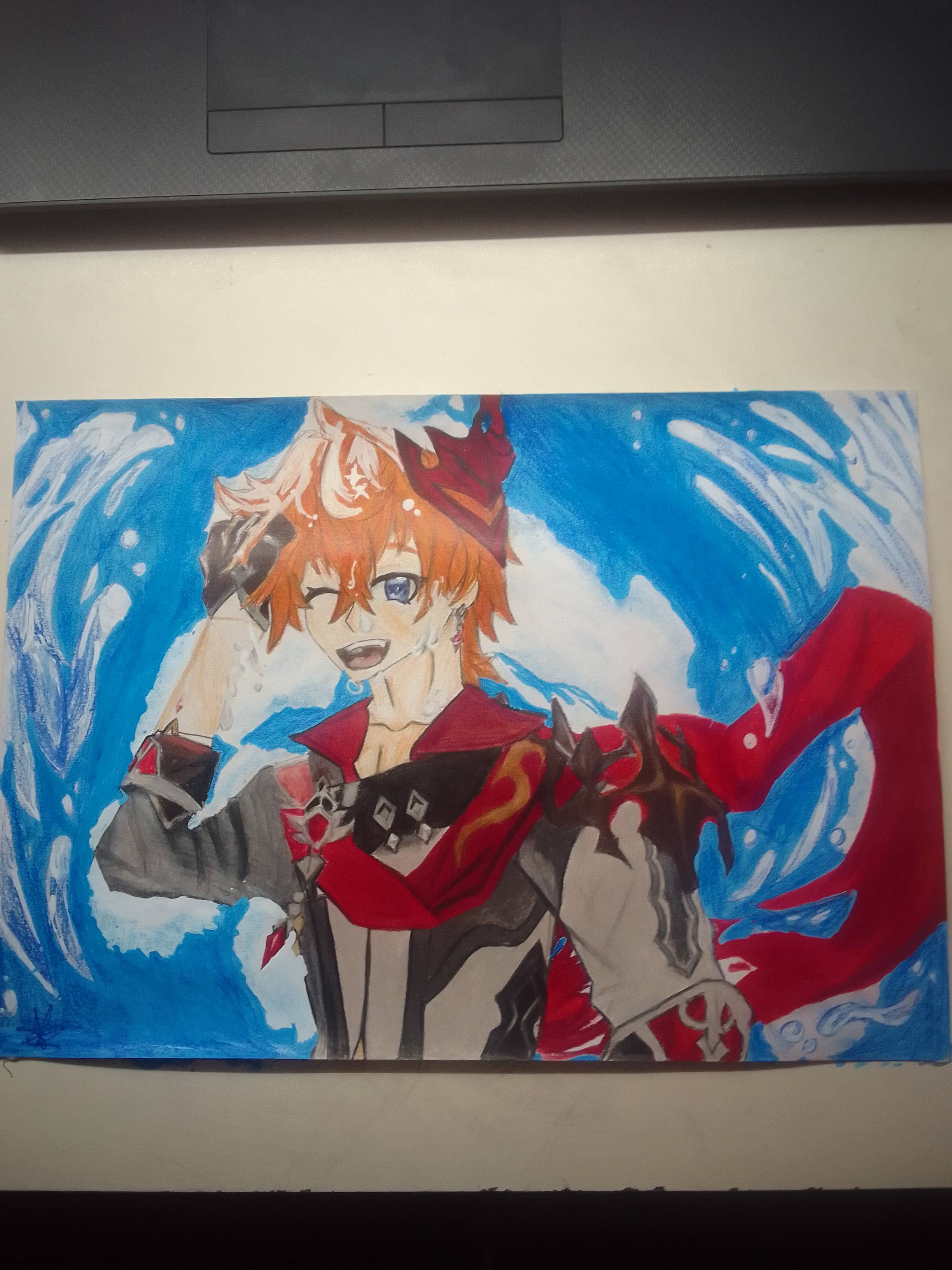 Childe drawing :D Genshin Impact | HoYoLAB