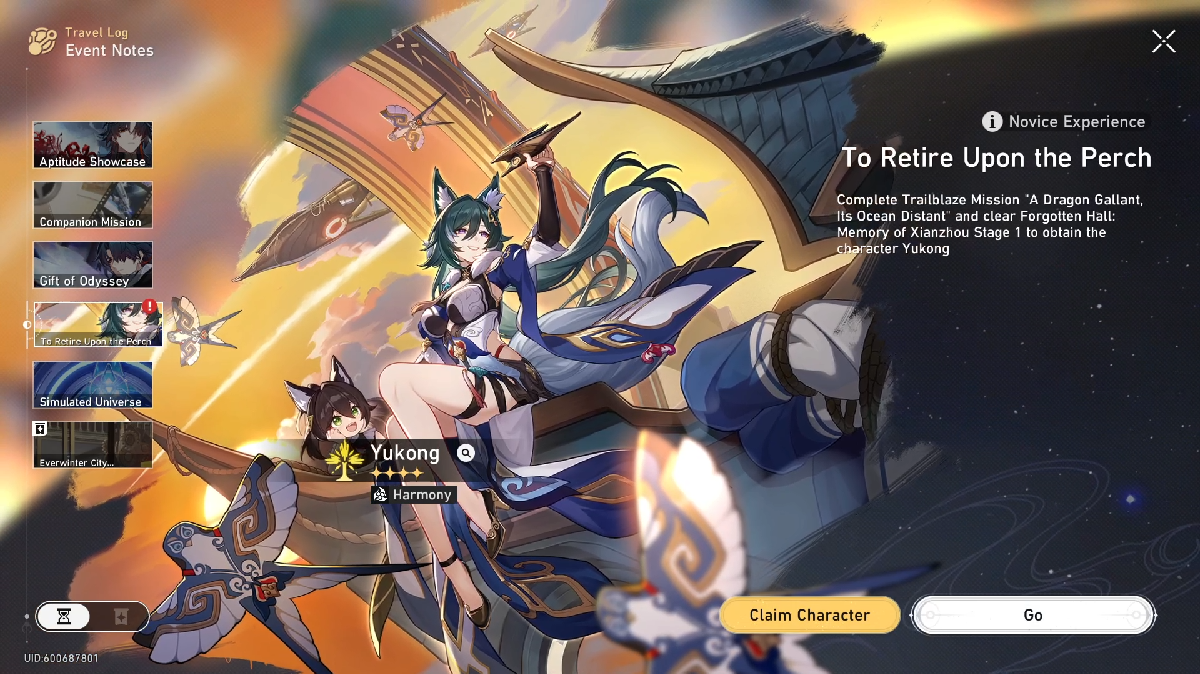 My last character to have a full harmony path....for now Honkai: Star ...